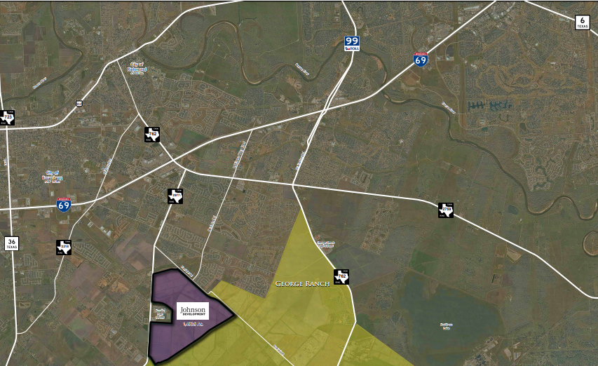 Johnson Development plans 1,500-acre community in west Fort Bend Count