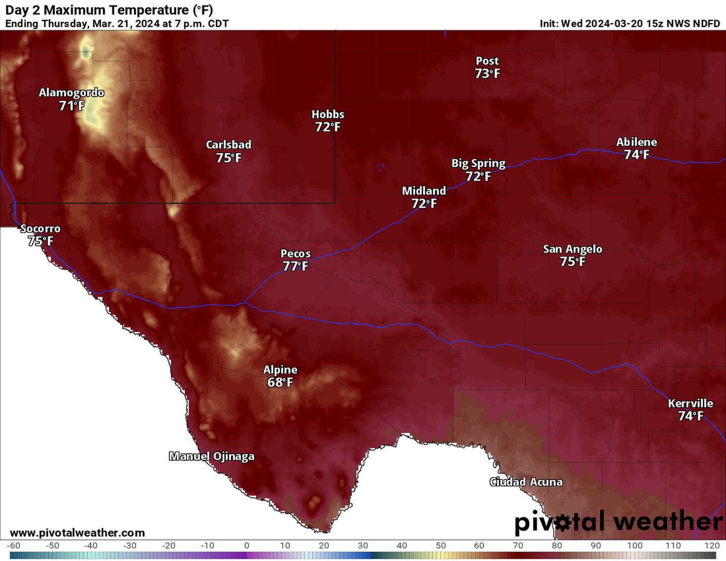 Rare stretch of nearly perfect weather heading into West Texas
