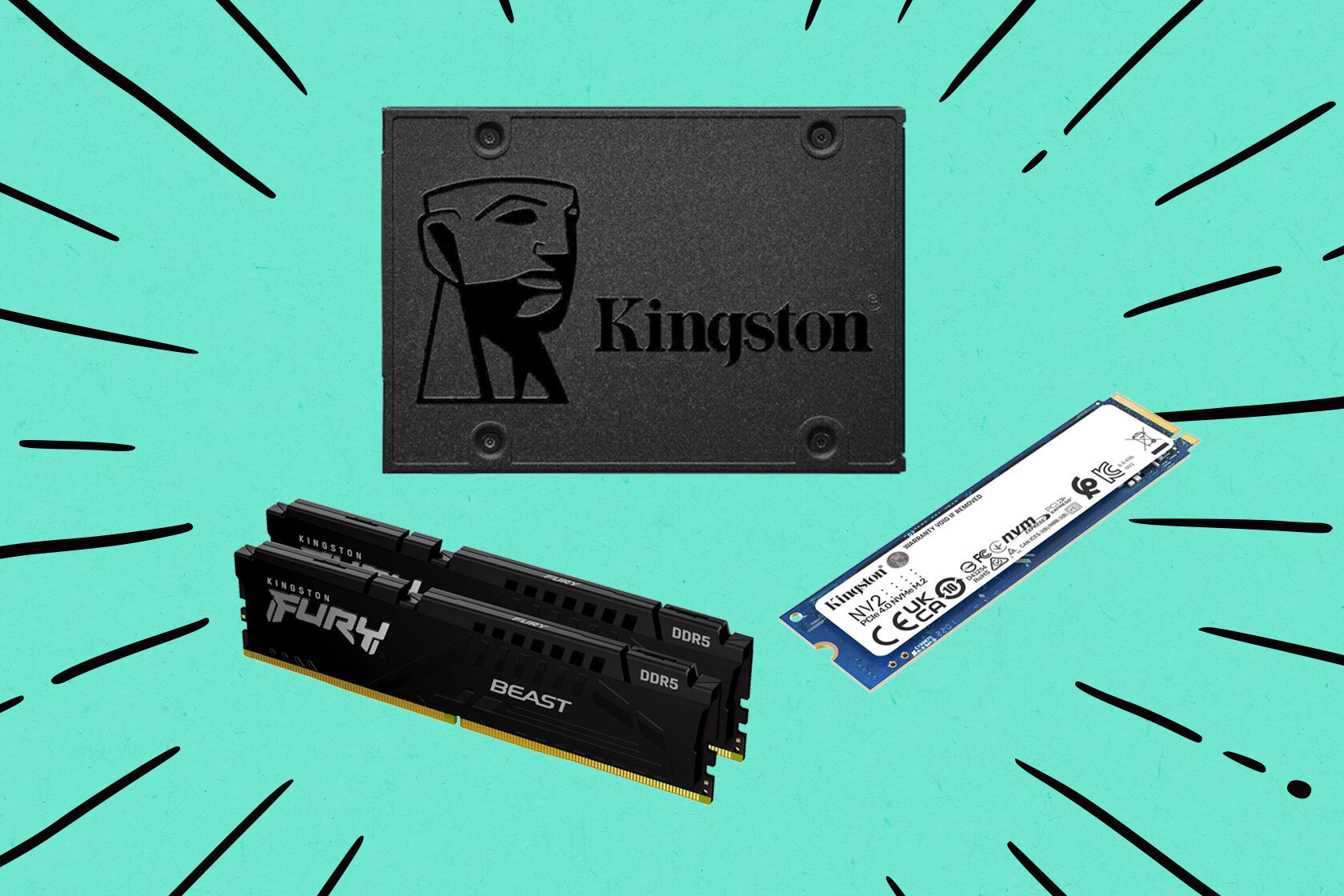 Shop Kingston internal SSD deals at Amazon's Big Spring Sale