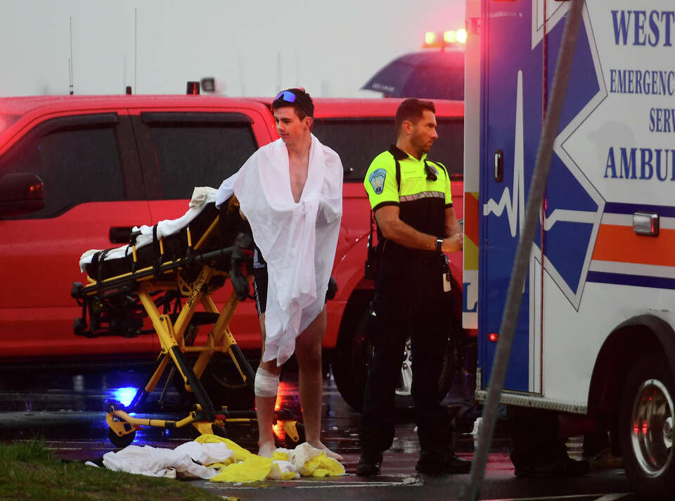 More than a dozen people rescued in rowing mishap in Westport