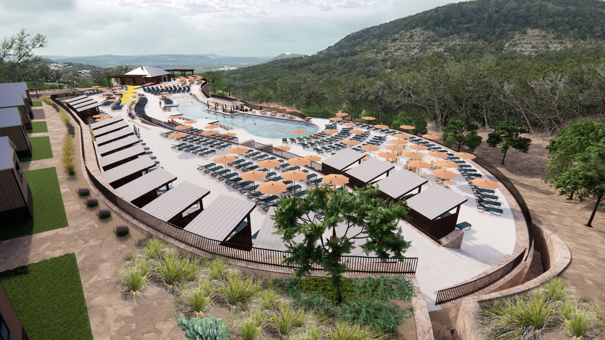 Camp Fimfo adds Hilltop Hideaway leisure pool in New Braunfels