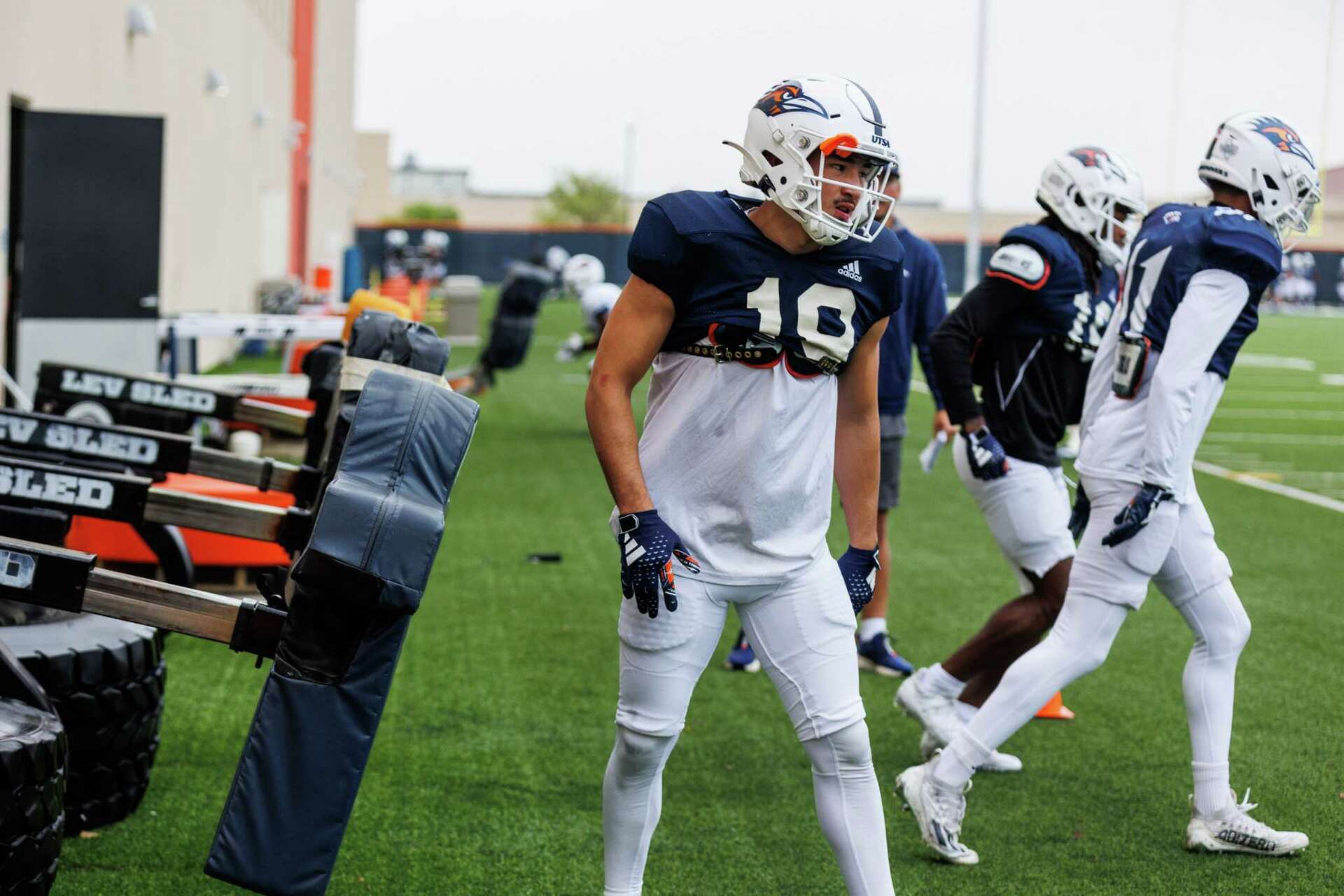 UTSA receiver David Amador striding forward in second year