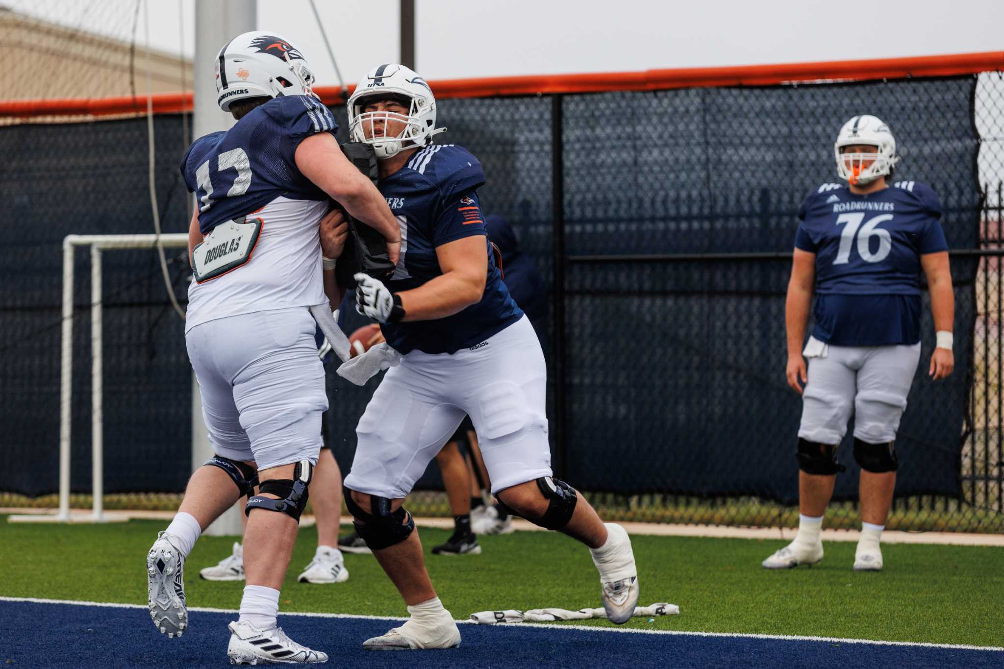 Central Catholic duo starting to step forward for UTSA O-line