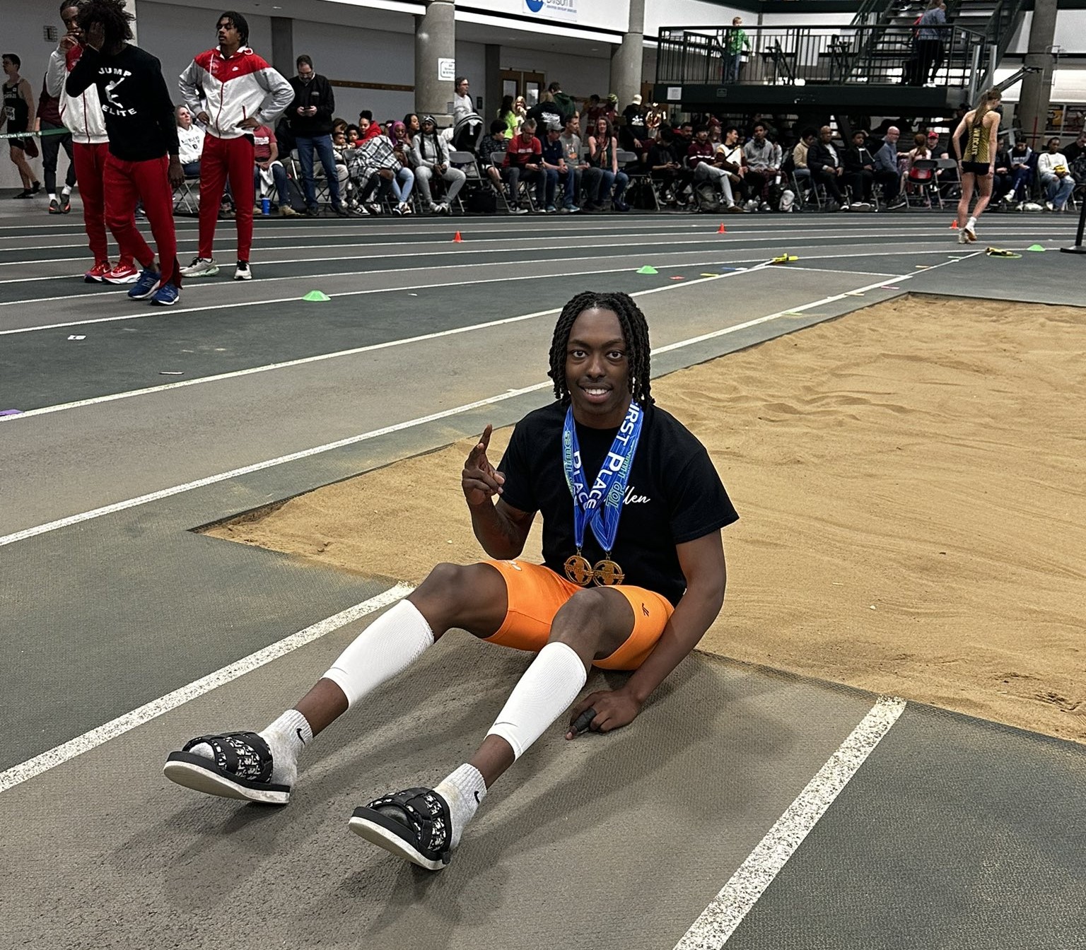 Malik Allen leaps to second straight triple jump win at Top Times