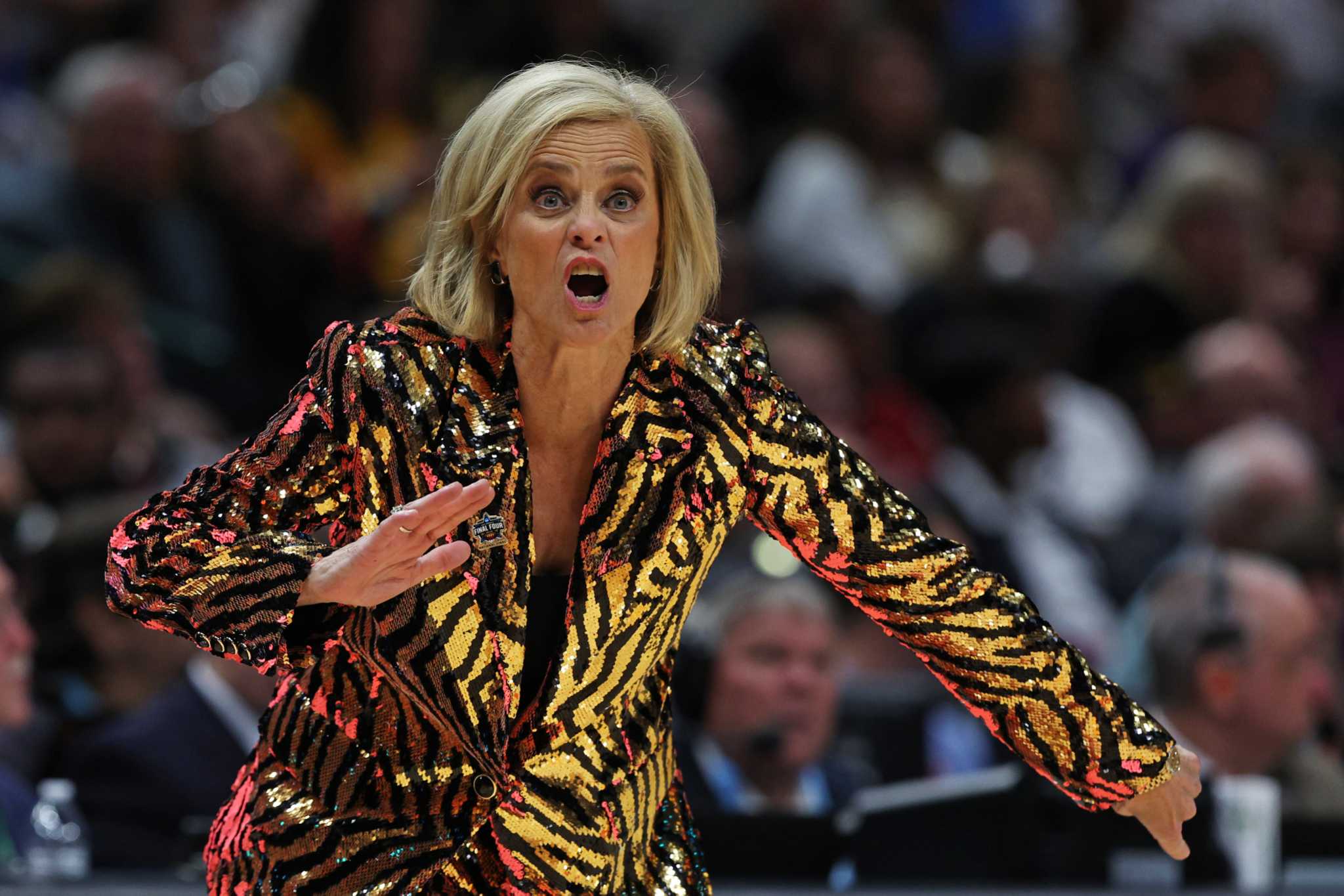 Kim Mulkey, Angel Reese, defending national champ LSU coming to Albany