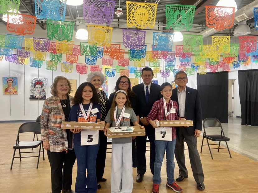Col. Santos Benavides student wins ICML Spanish Spelling Bee in Laredo