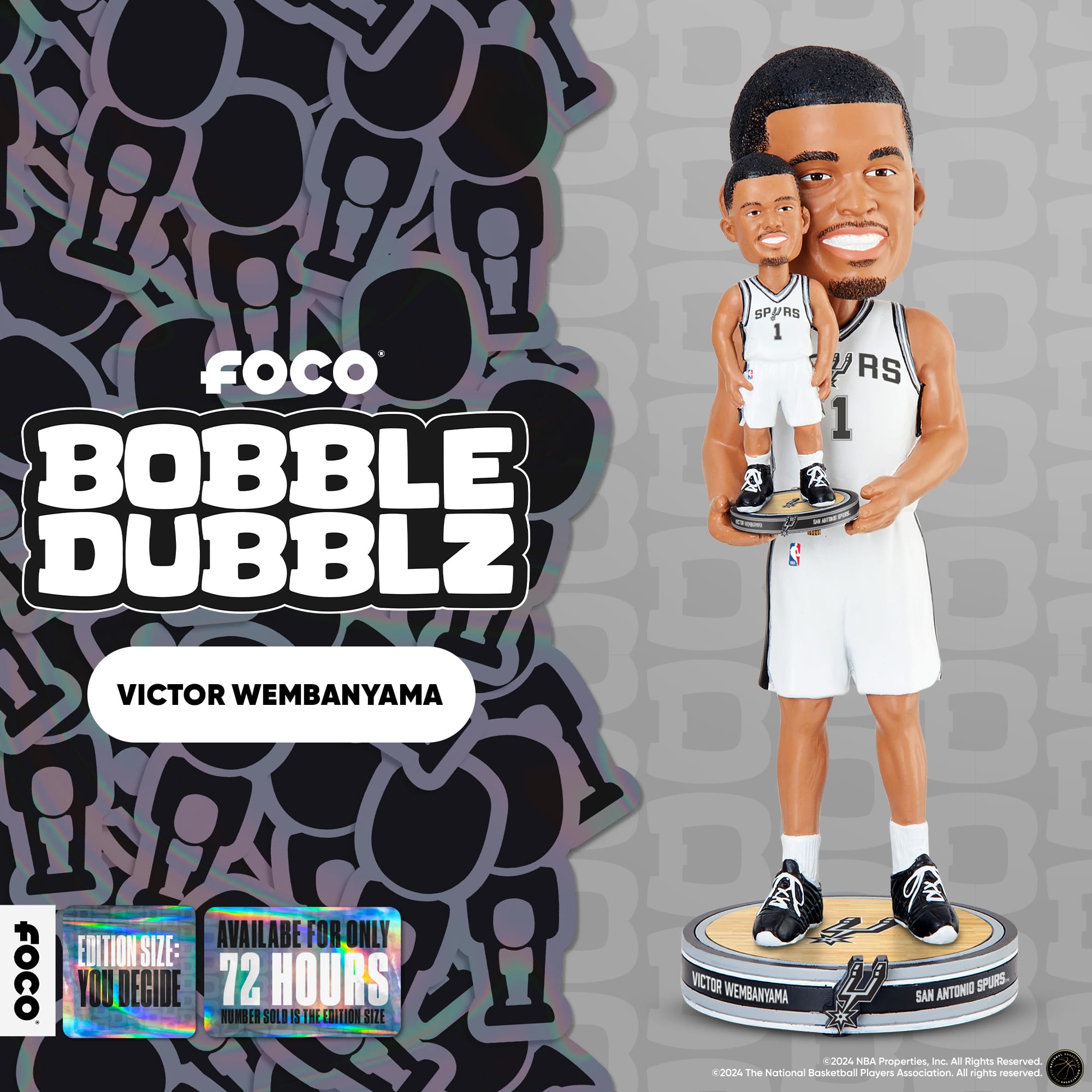 New Wemby 'Bobble Dubblz' only available for 72 hours