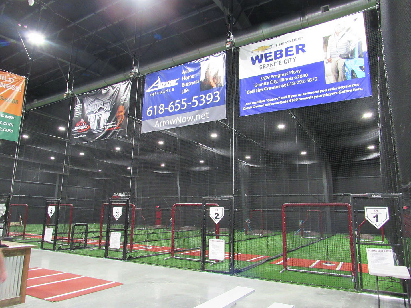 SportsBarn is new indoor home for Madison County baseball teams