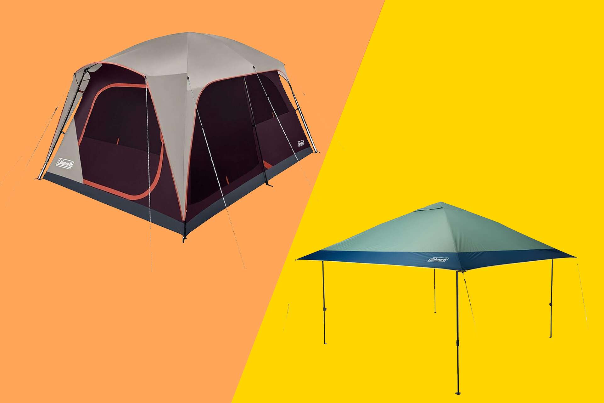 Coleman camping tents and canopies are up to 40% off today