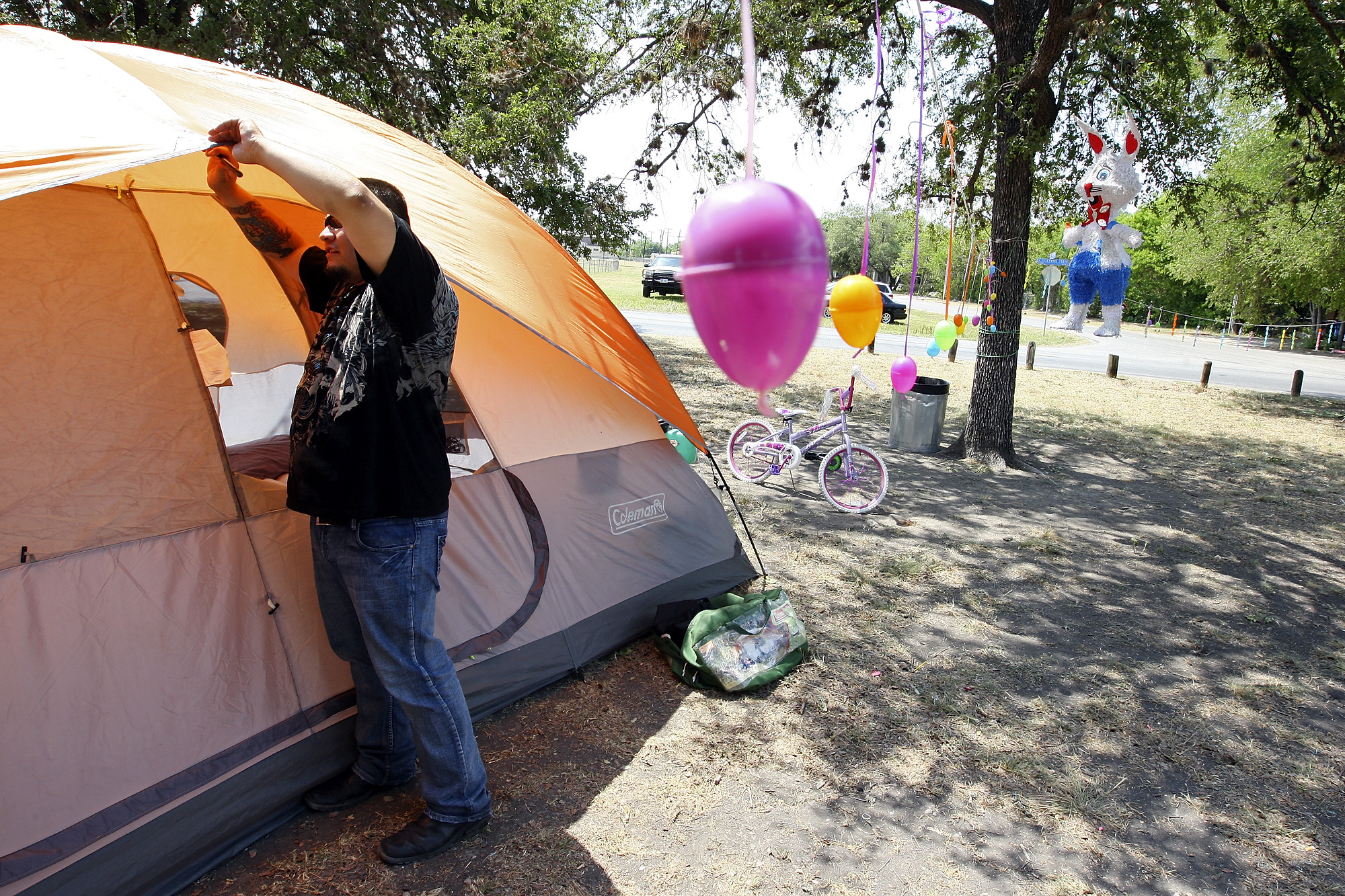 Rules for Easter camping at Brackenridge Park and others