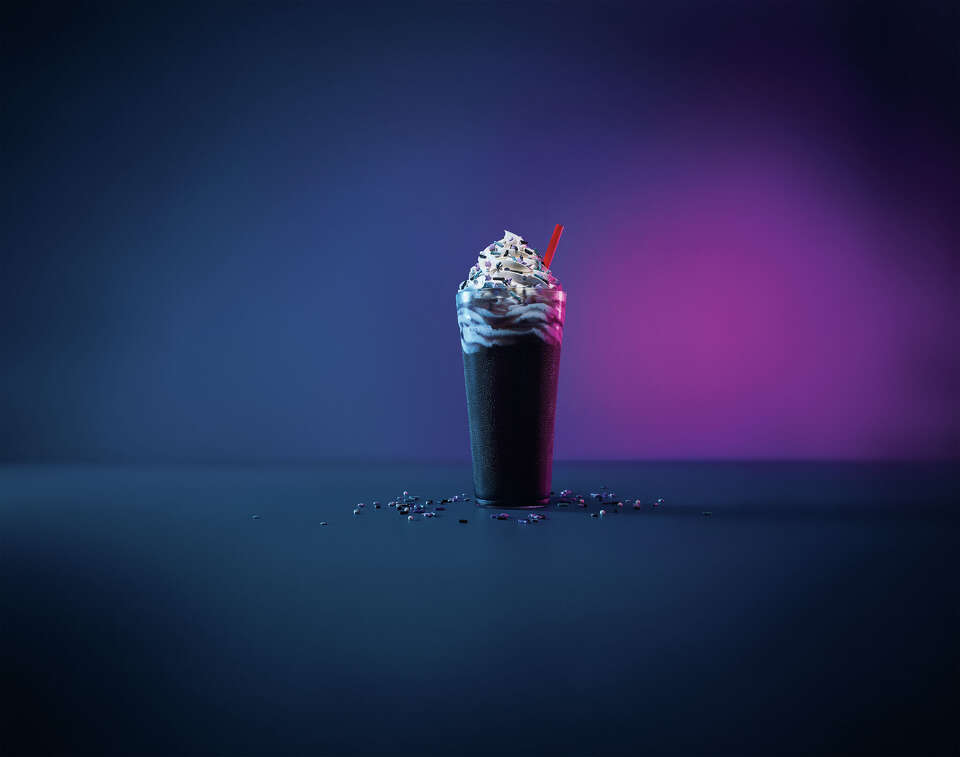 Sonic celebrates April solar eclipse with new Blackout Slush Float