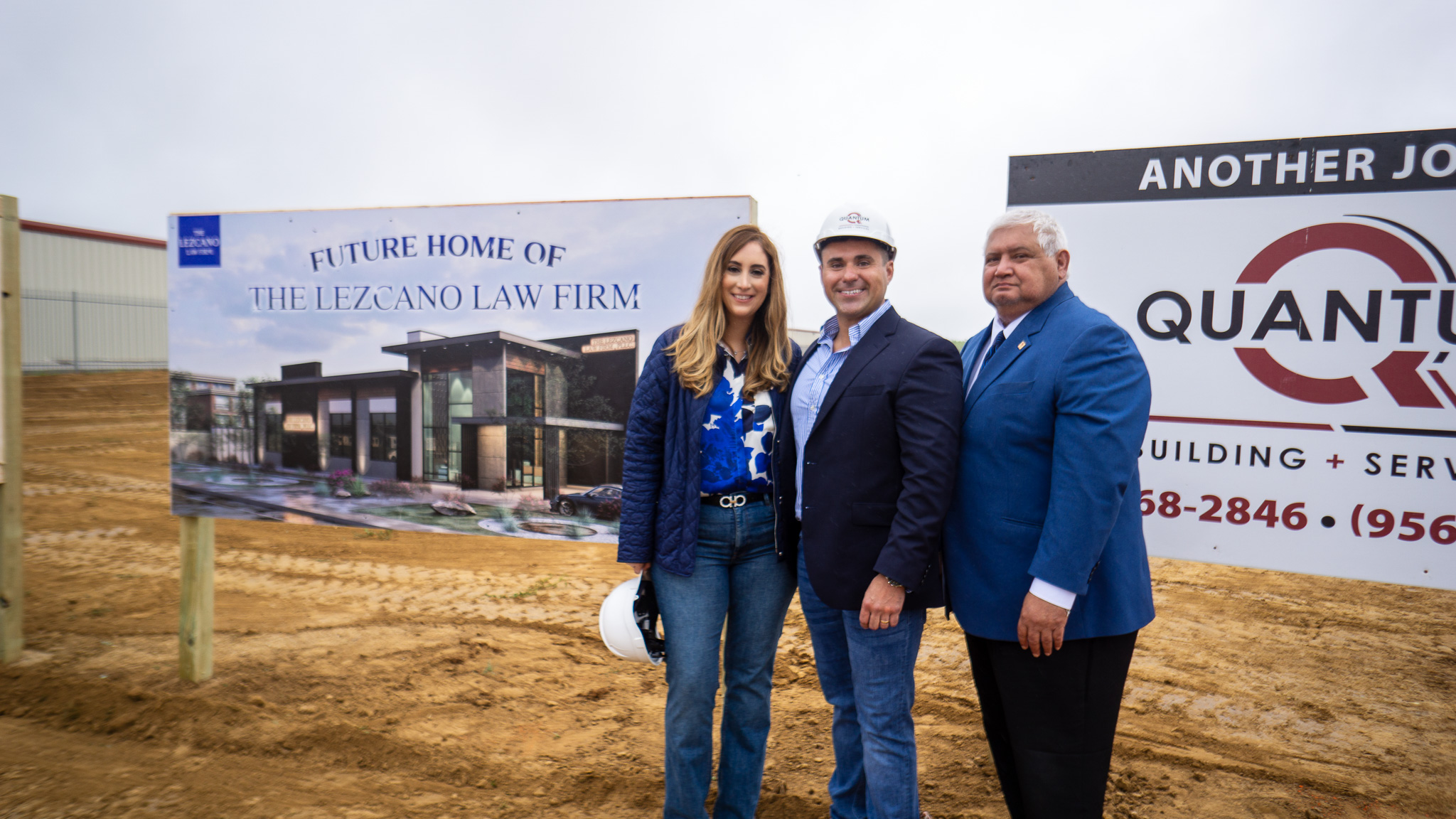 Photos: Lezcano Law Firm breaks ground on new home in north Laredo