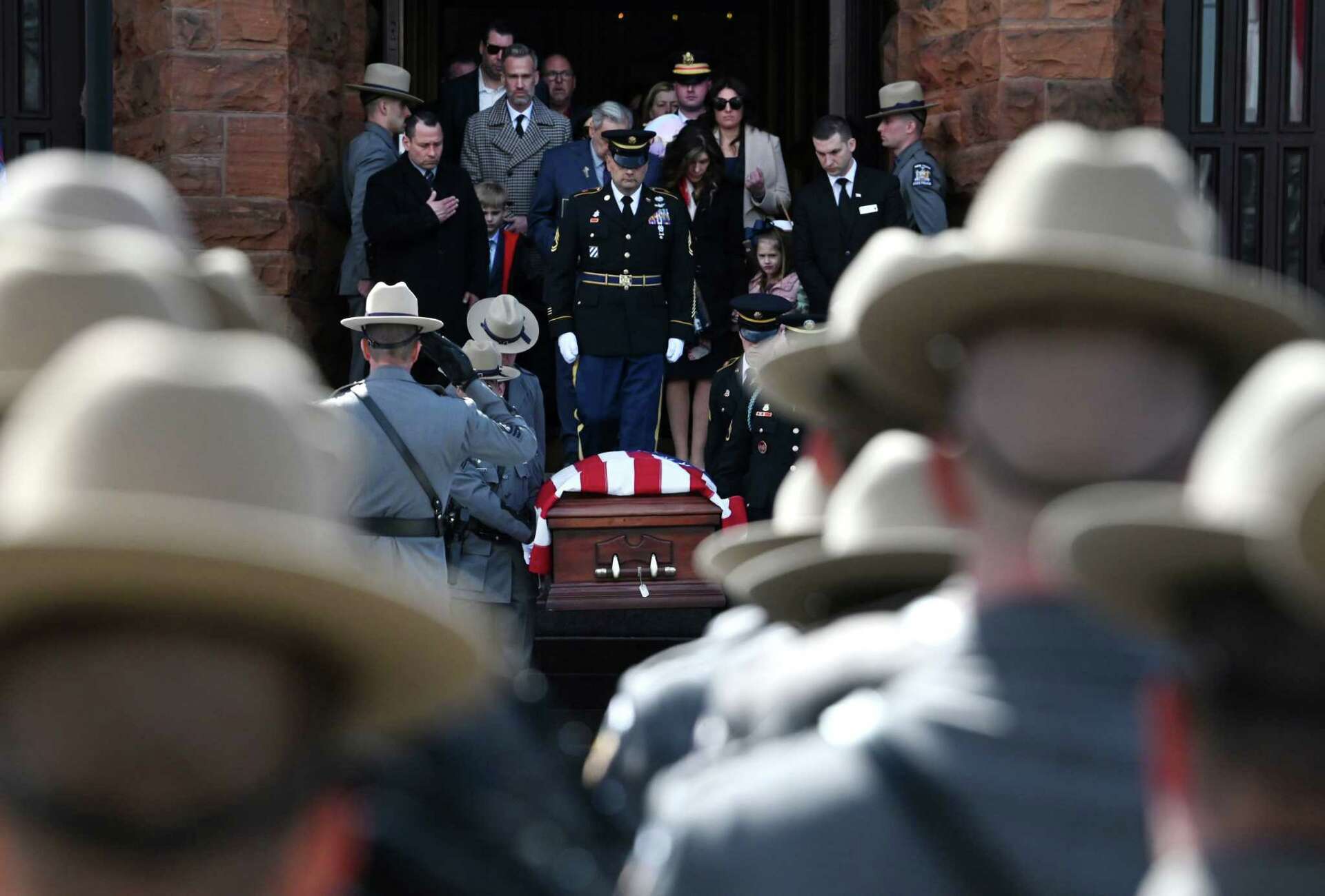 Photos: Funeral for John Grassia, trooper killed in helicopter crash