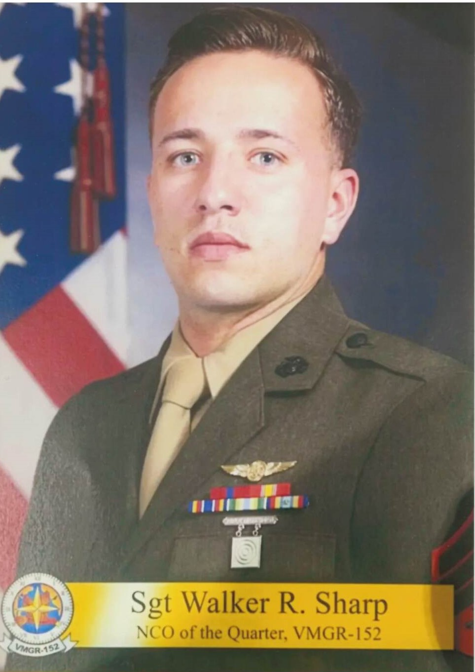 U.S. Marine Corps Sergeant Walker R. Sharp a Bullock Creek graduate