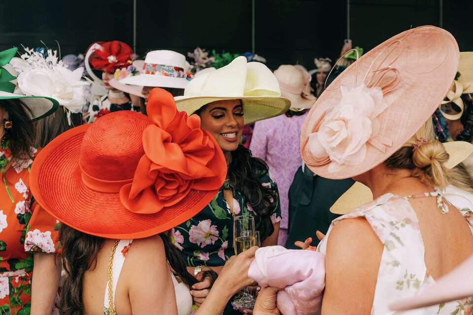 Spring fashion from 'sweet 16' Hats in the Park luncheon at Hermann Pa