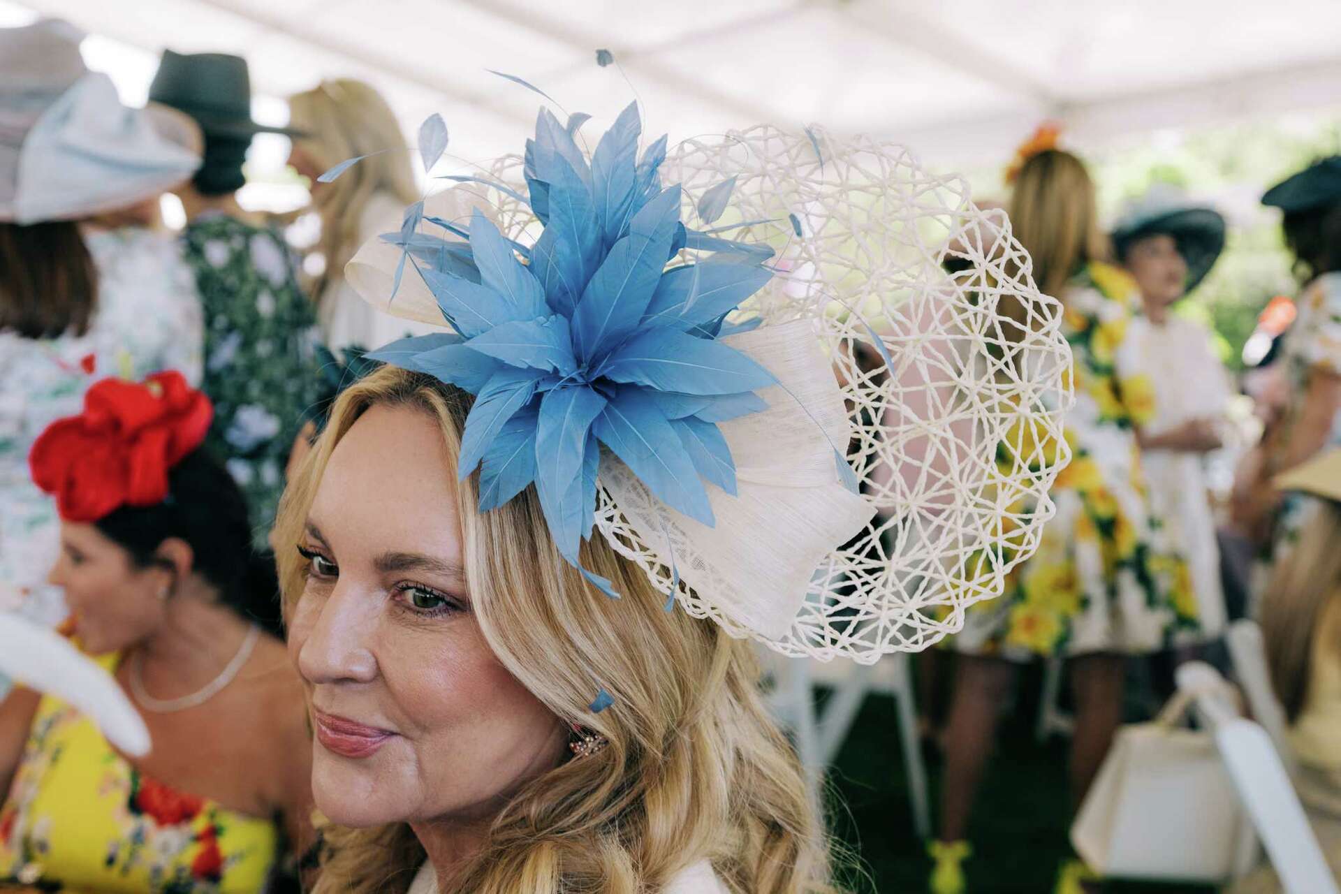 Spring fashion from 'sweet 16' Hats in the Park luncheon at Hermann Pa