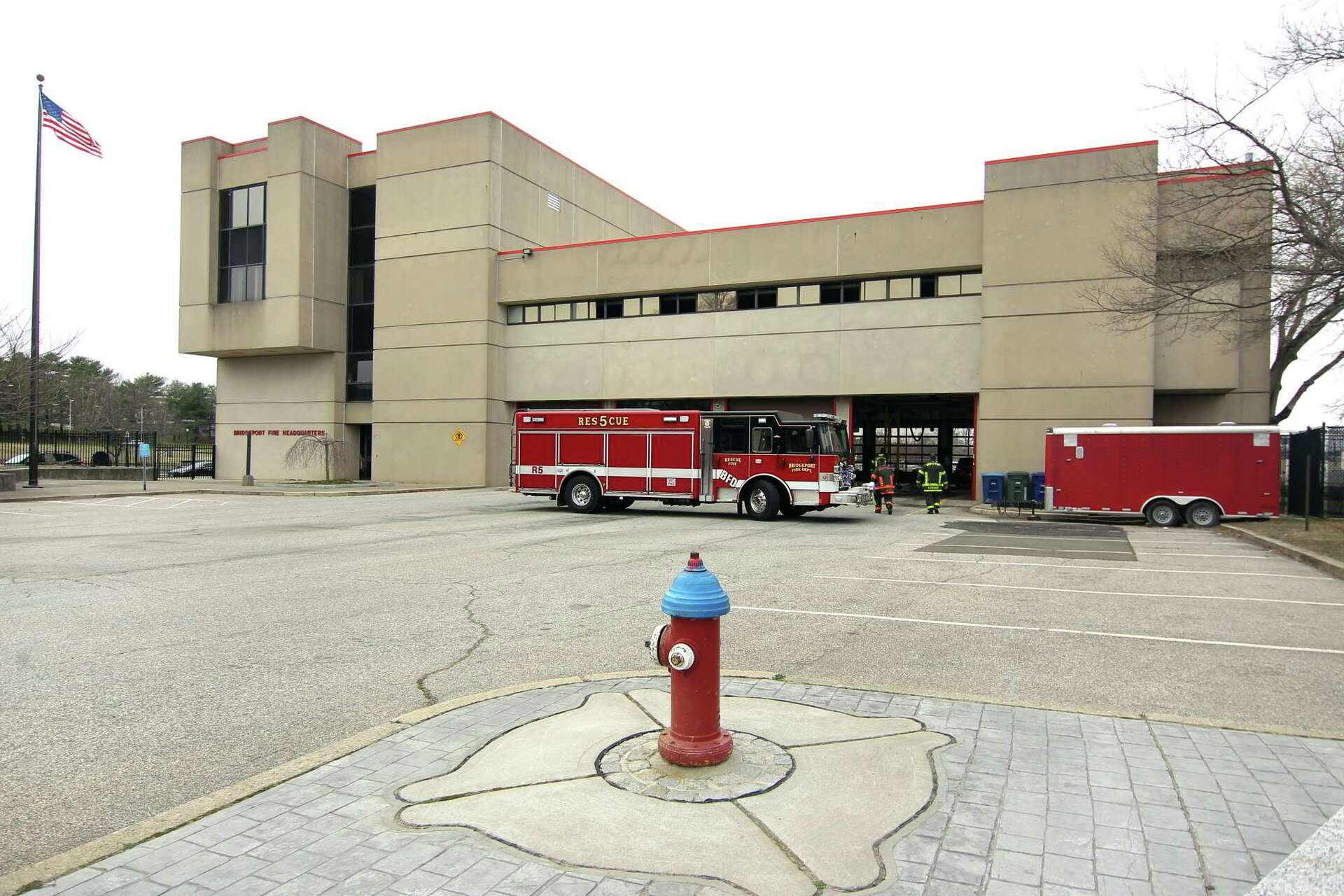 Official: Bridgeport firefighter struck by debris during Sunday fire