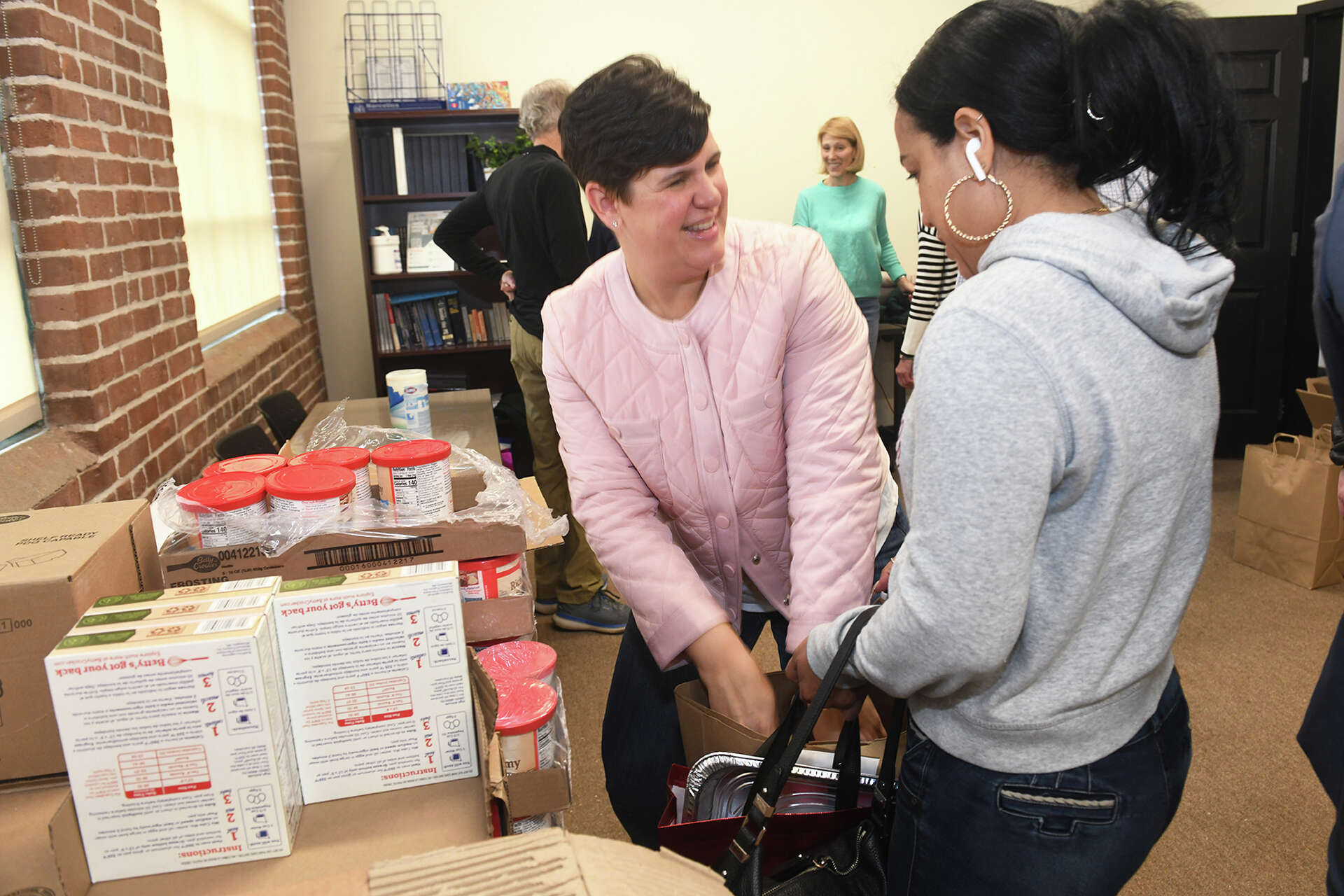 In photos: Norwalk's Open Doors distributes free food for Easter meals