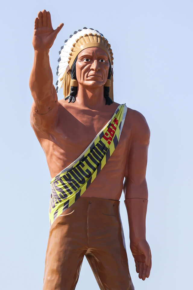 McCombs American Indian statue has a new home in Jourdanton