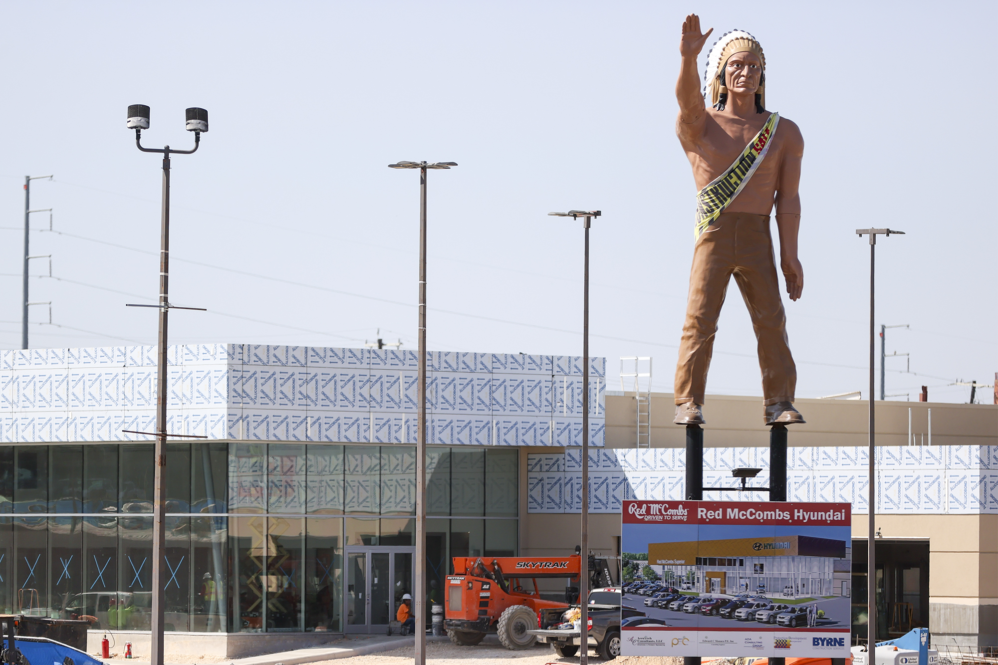 McCombs American Indian statue has a new home in Jourdanton