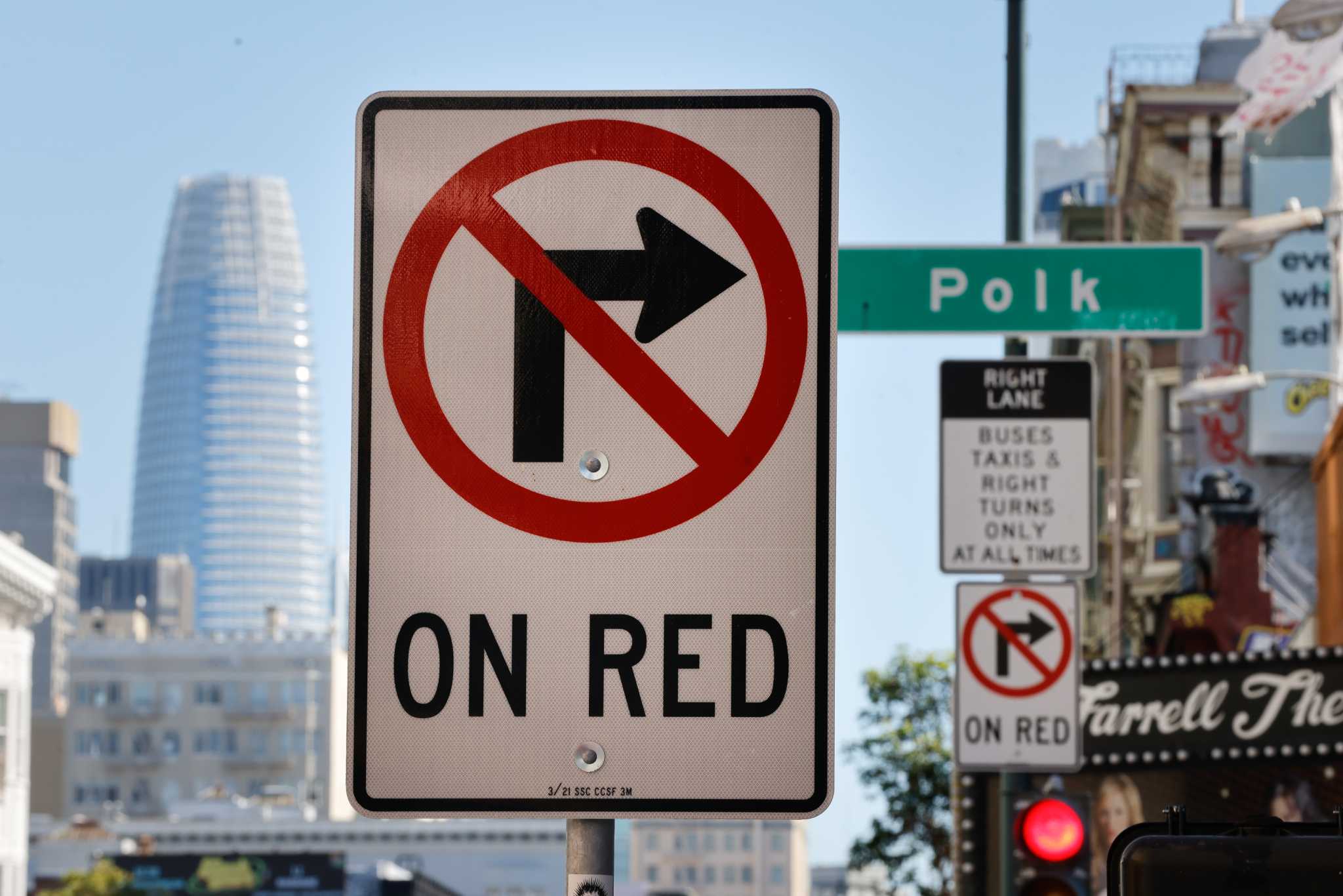 SF’s new Vision Zero plan: More police, fewer right turns on red