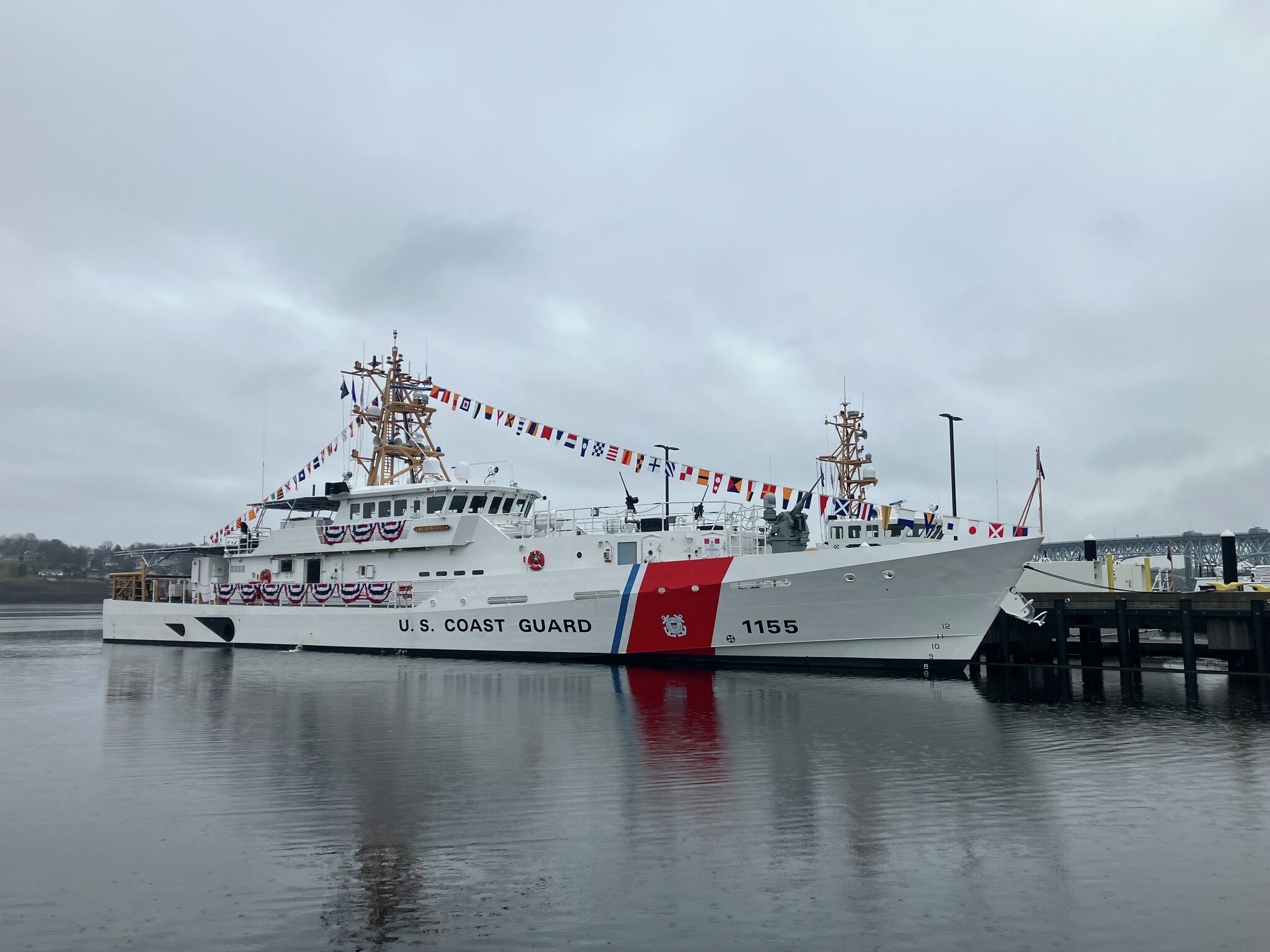 U.S. Coast Guard ship named for WWII hero commissioned in New London