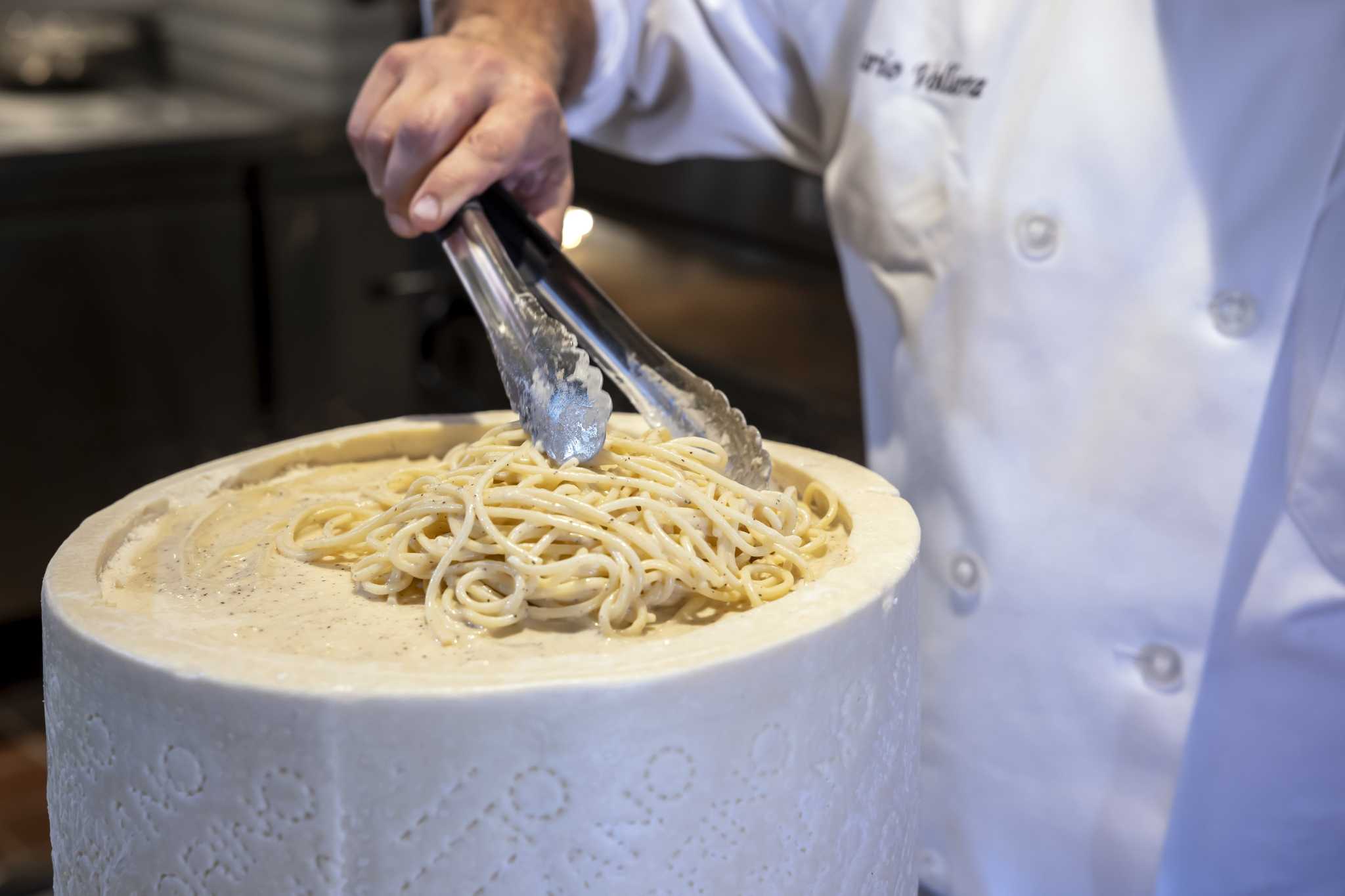 Bay Area restaurants are tossing pasta in giant wheels of cheese