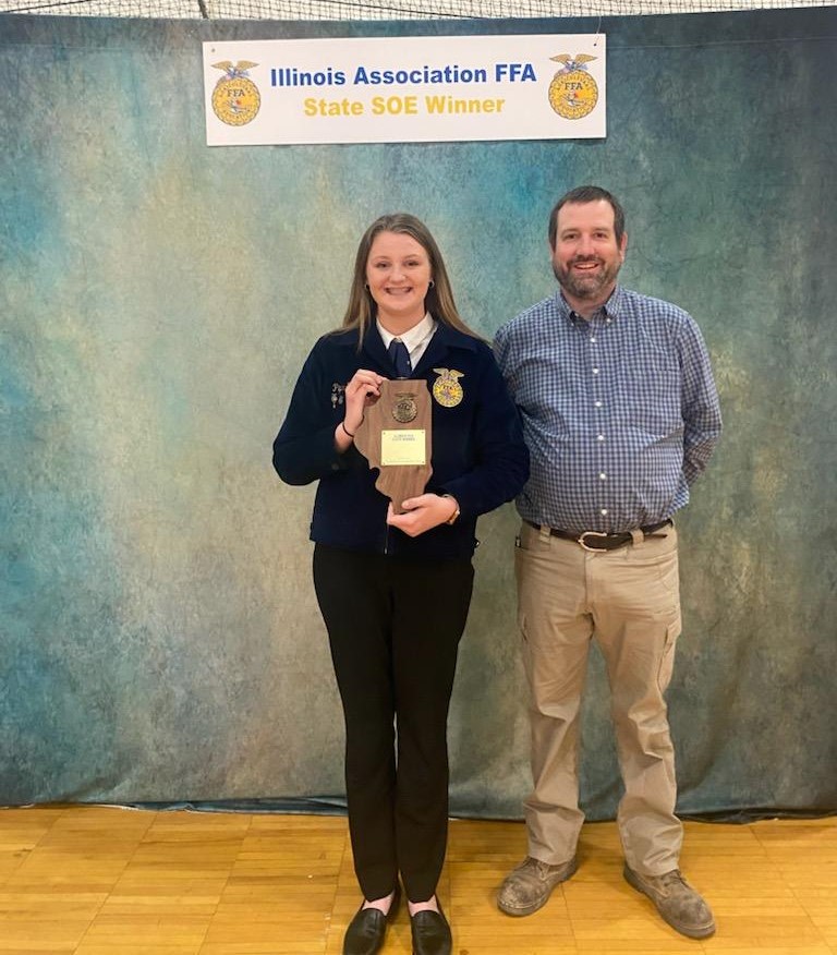 Carrollton's Piper Steinacher wins state FFA SOE Award