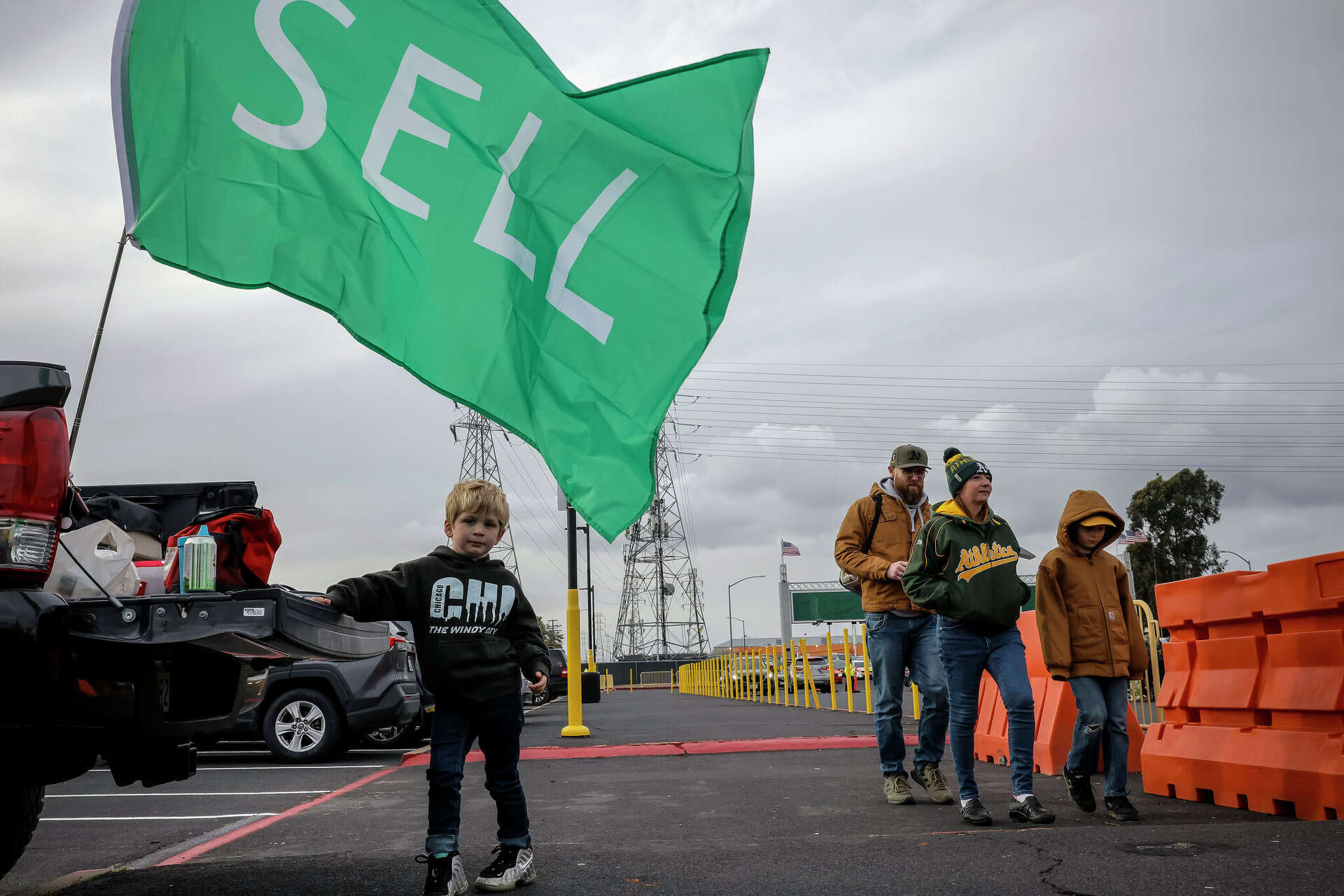 A’s fans pack Coliseum parking lot for home opener, abstain from game