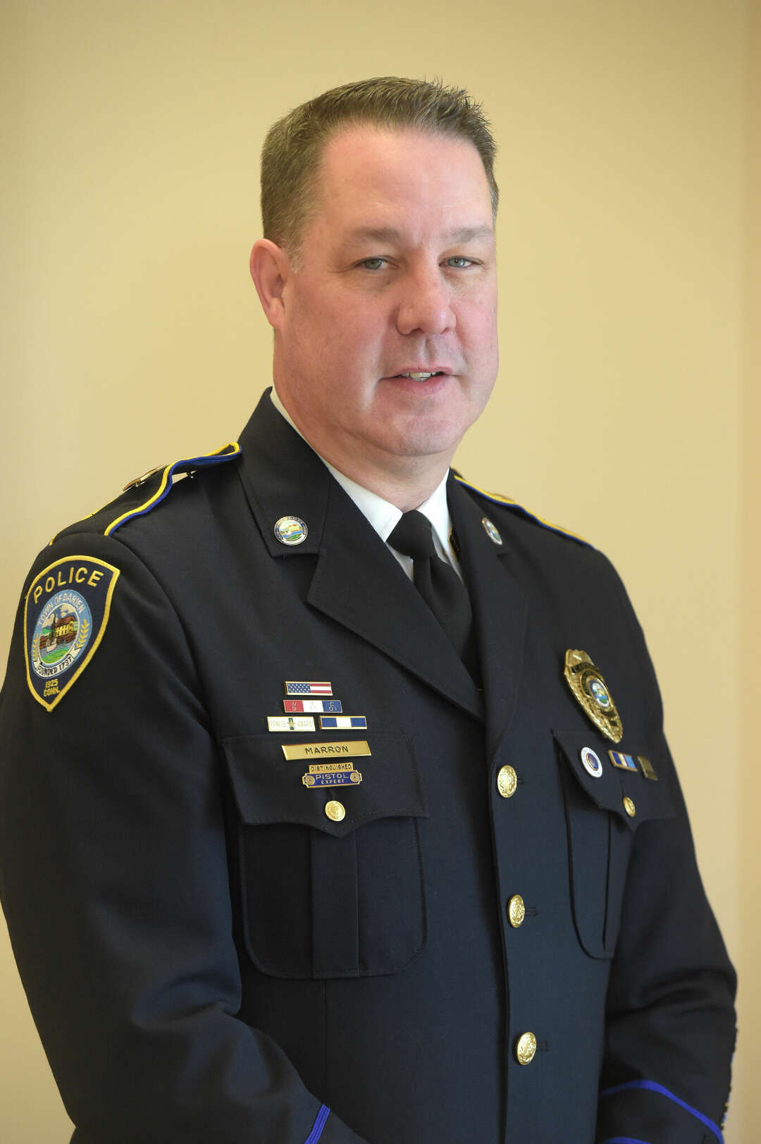 Jeremiah Marron succeeds Donald Anderson as Darien police chief