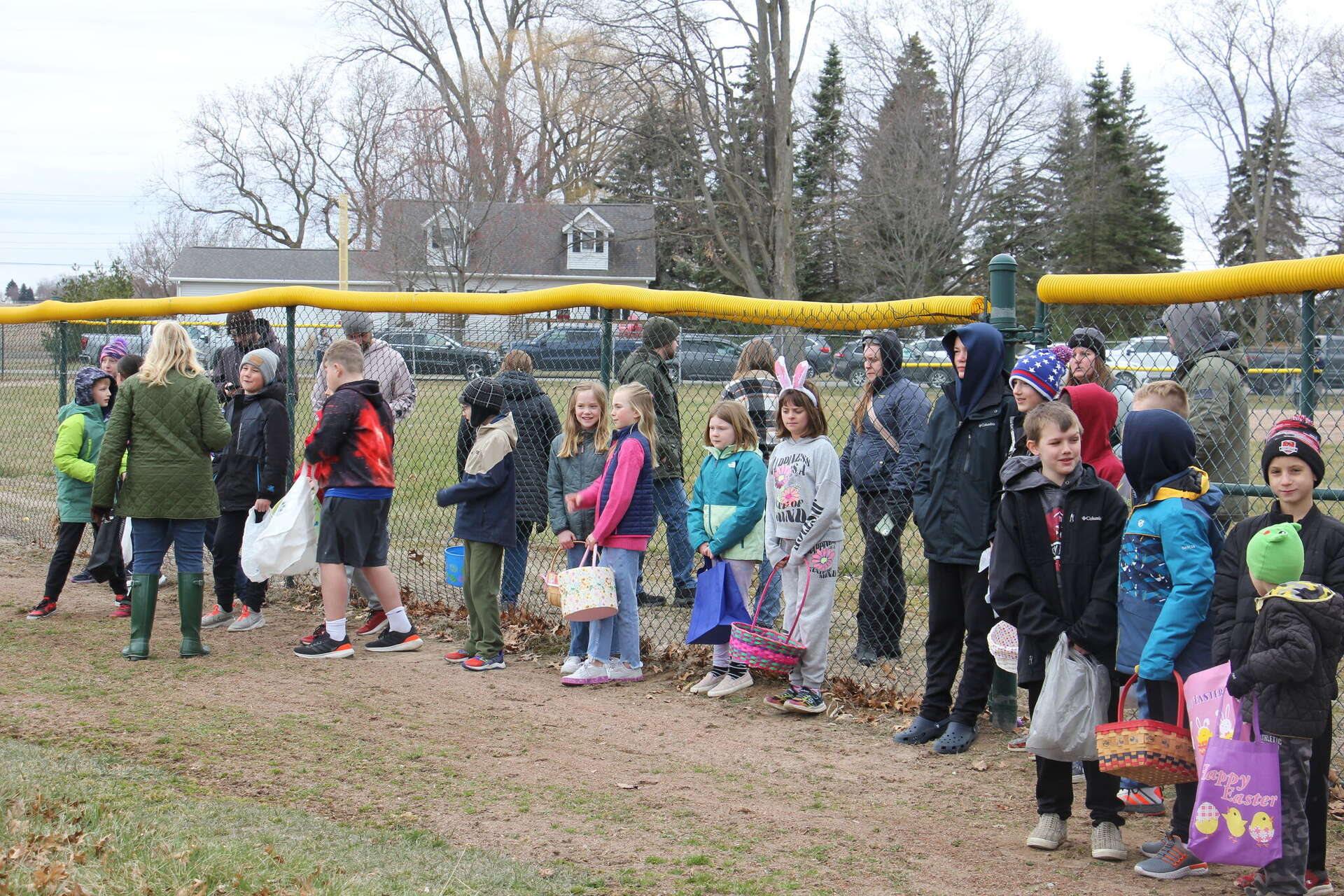 Easter egg hunt in Gallup Park organized by the Port Austin Chamber of