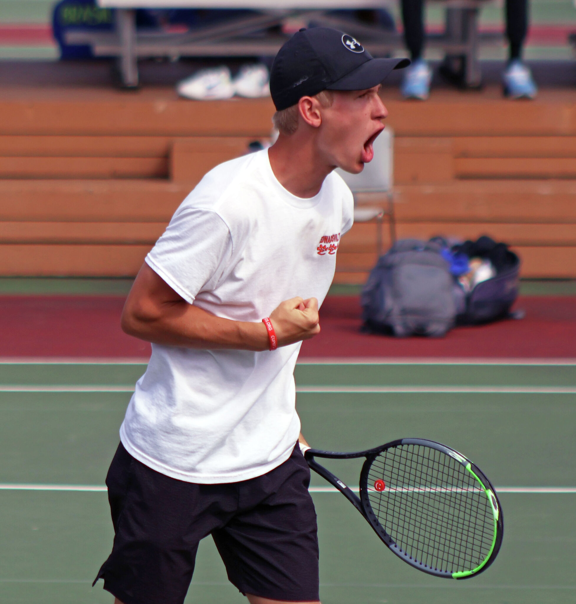 Tiger tennis beats defending Kentucky state champion