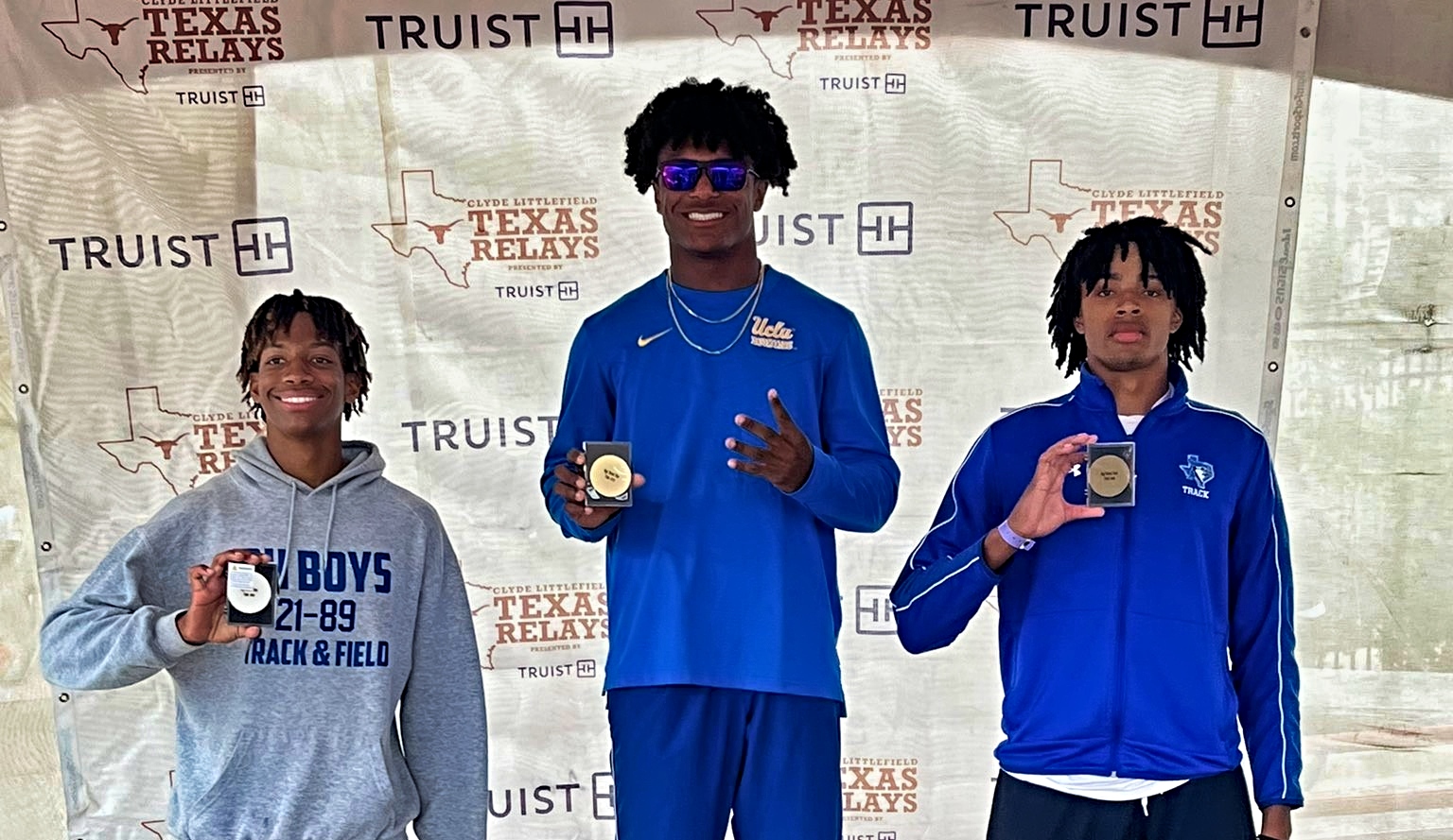 Episcopal senior Karson Gordon breaks national record for triple jump