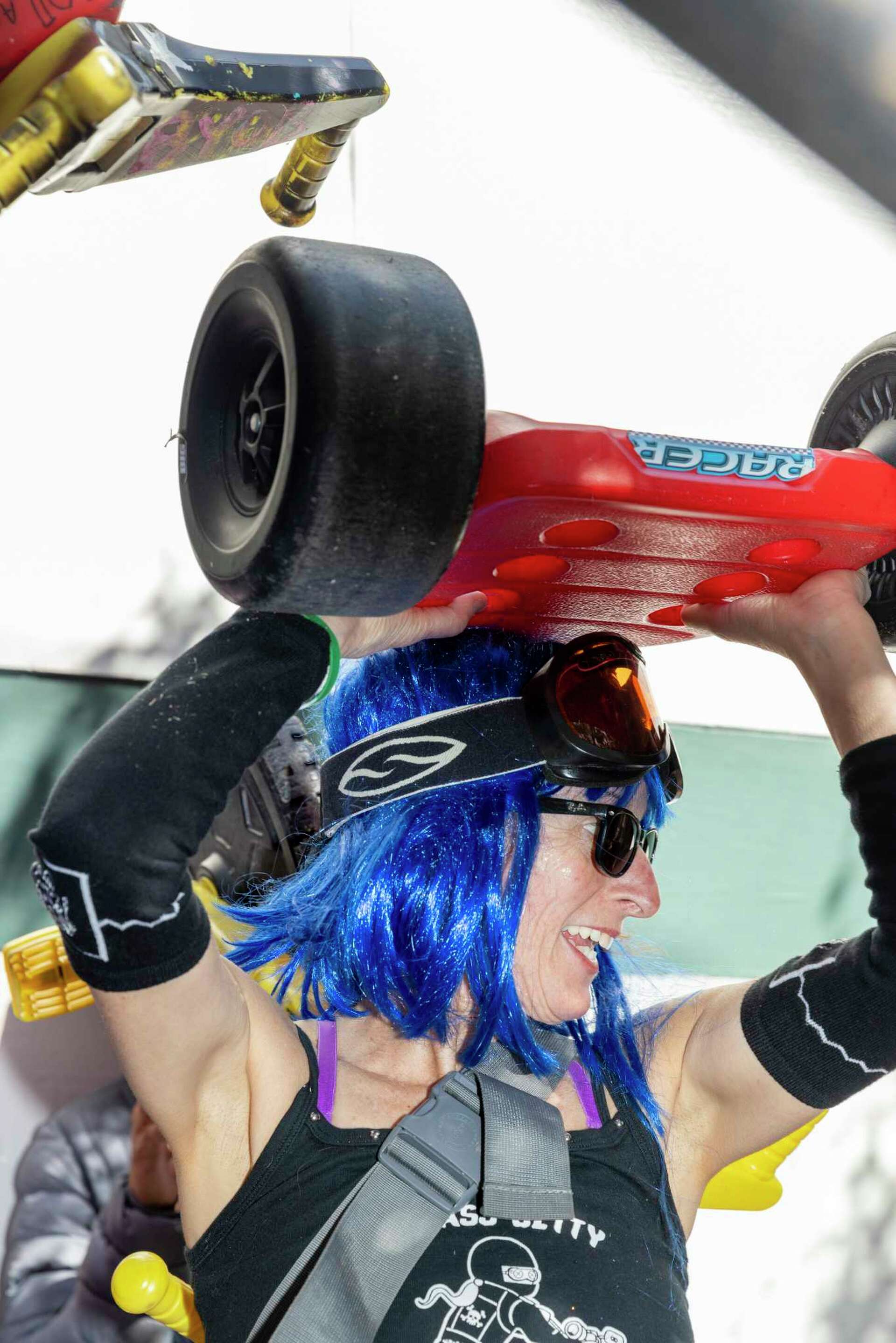 S.F.’s annual zany Big Wheels derby: Costumed revelers race