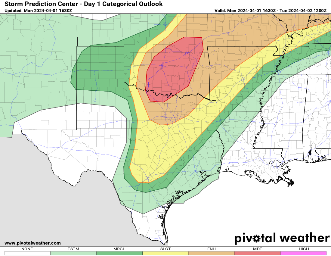 Severe storms, large hail returns to Texas Monday. Here’s where.
