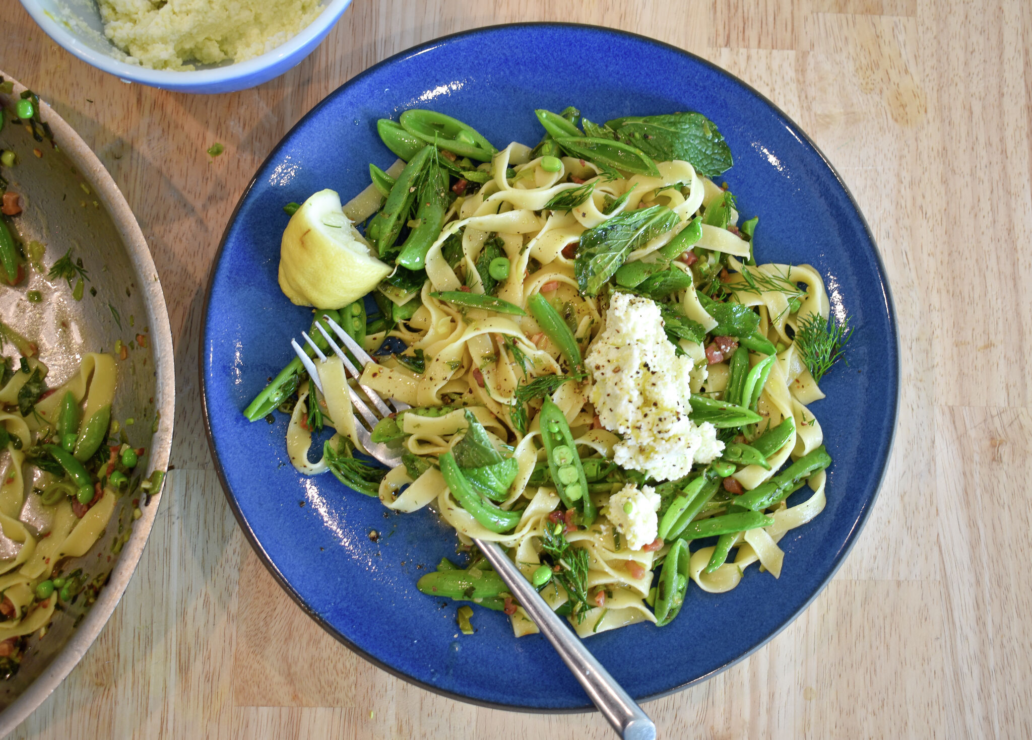 Recipe: Spring Pasta With Pancetta & Ricotta