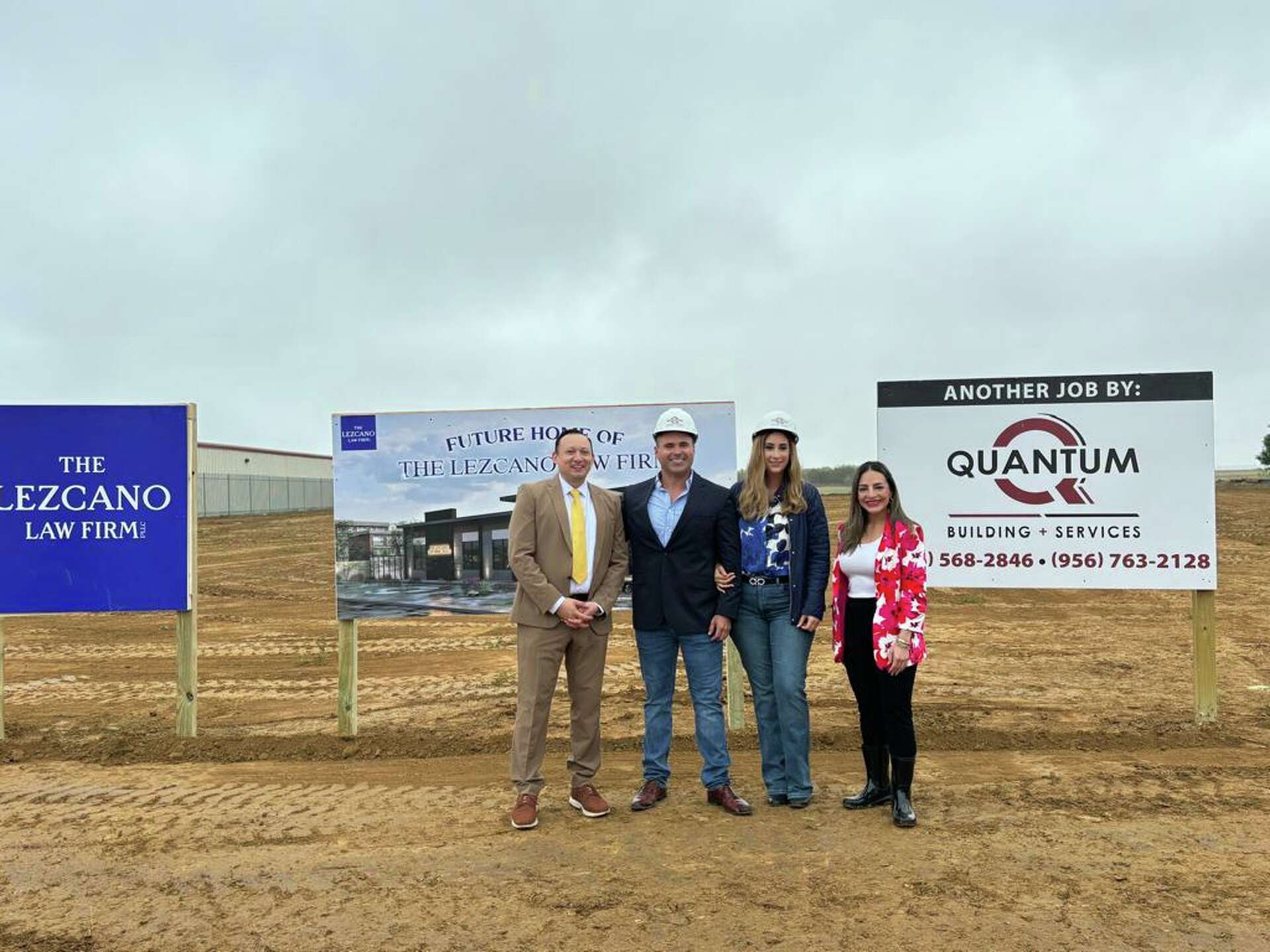 Lezcano Law Firm holds groundbreaking for new Laredo building
