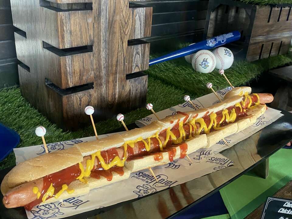 New Hartford Yard Goats foods include Cheez-It chicken sandwiches