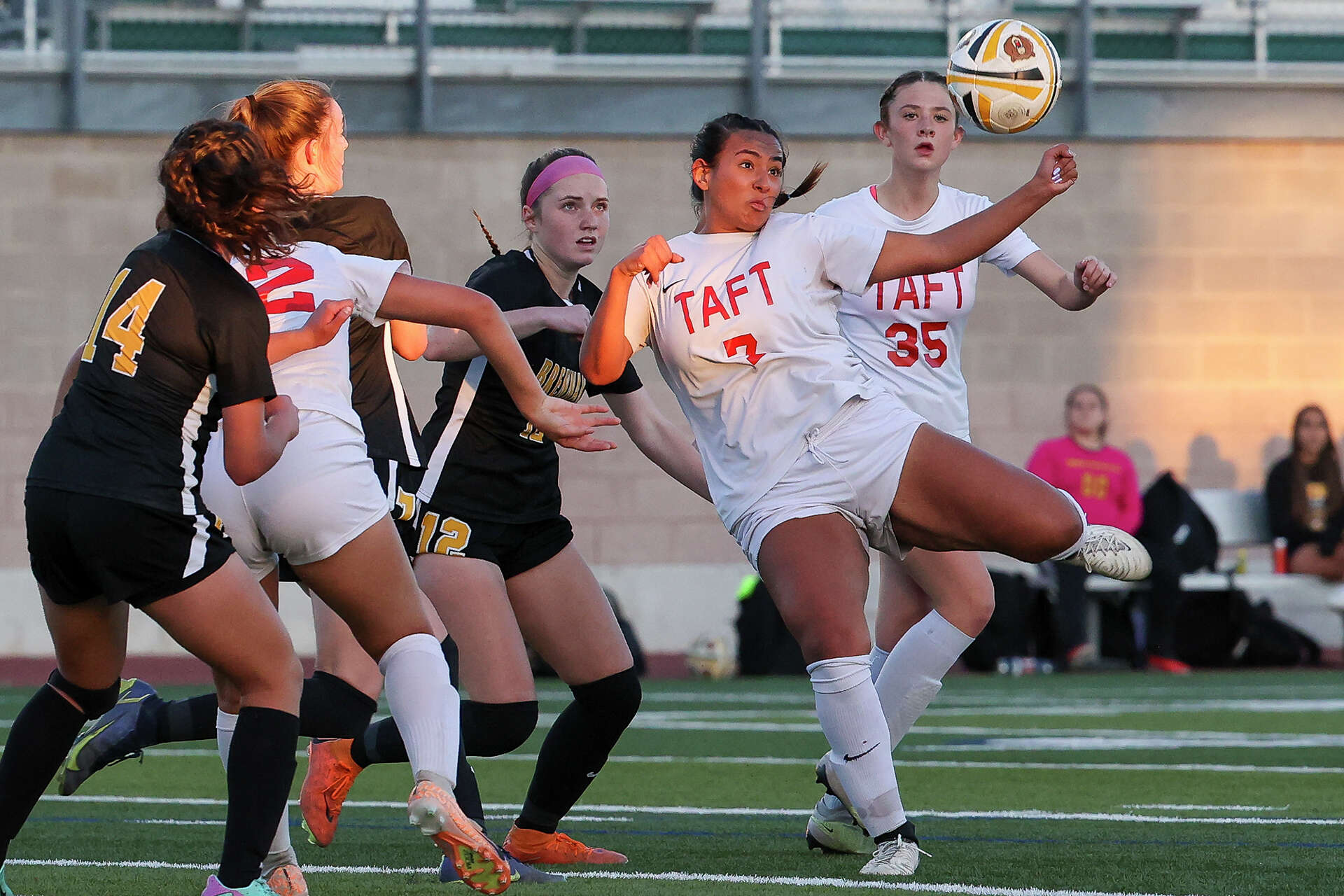 Matthews leads Taft girls soccer past Brennan into regional semis