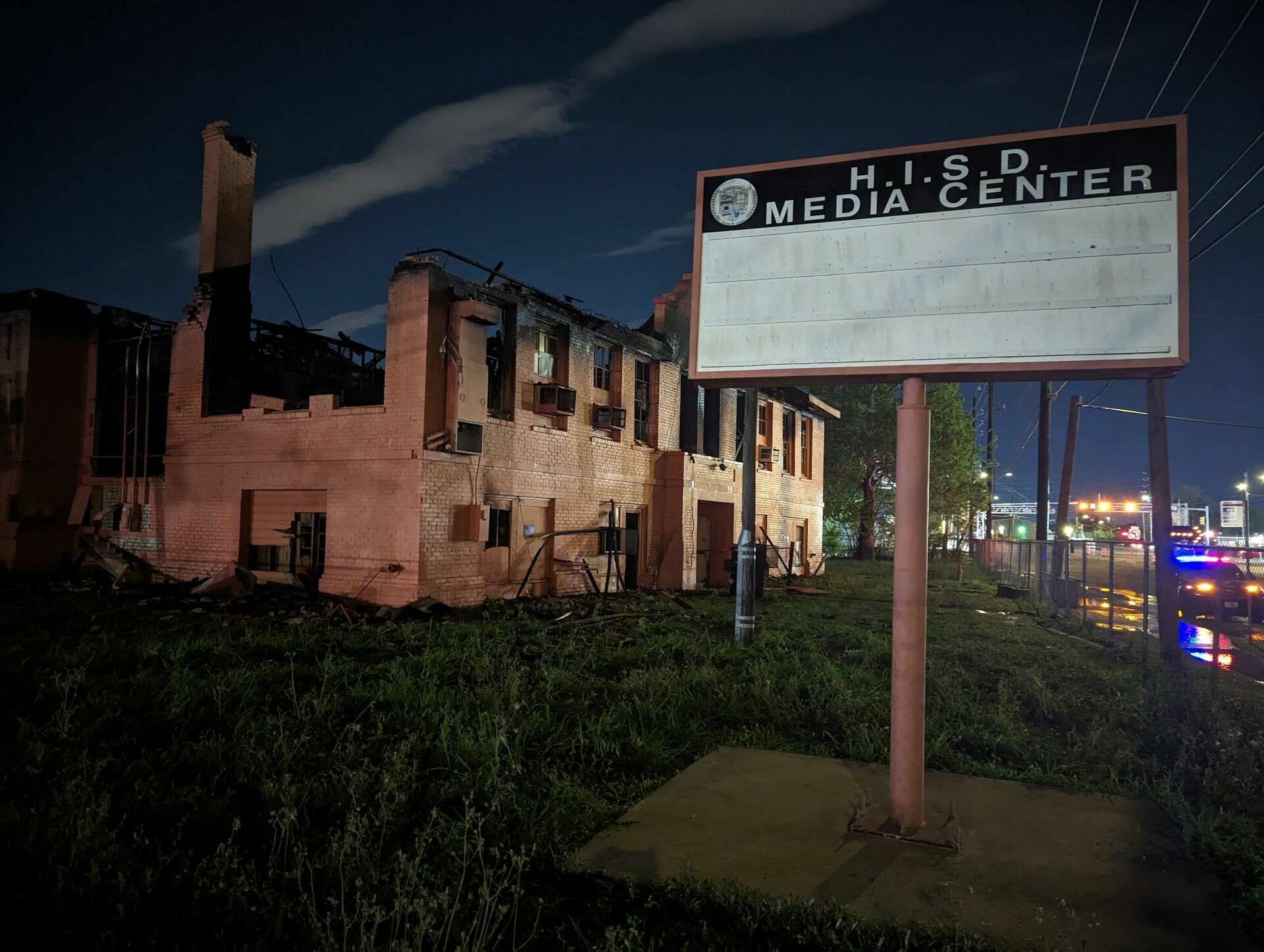 Former HISD elementary school goes up in flames near Gulfgate