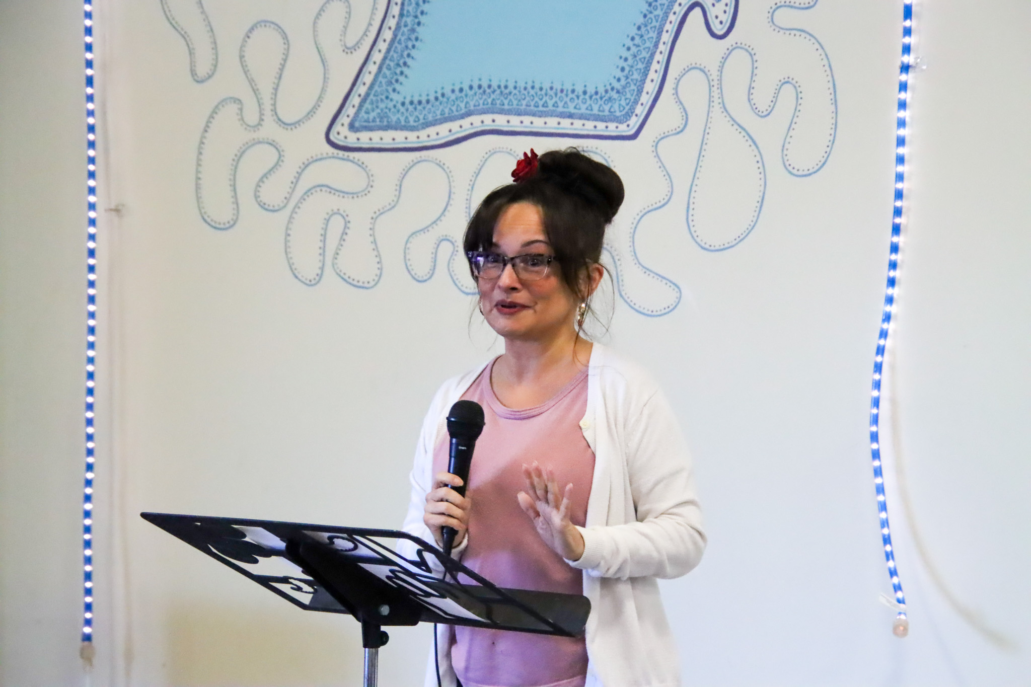 Sabrina Lopez campaigns as a 'regular' person for State House