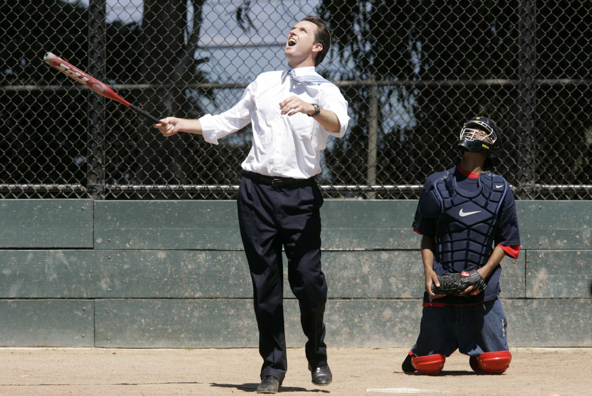 Gavin Newsom's biography overstates his accomplishments in baseball