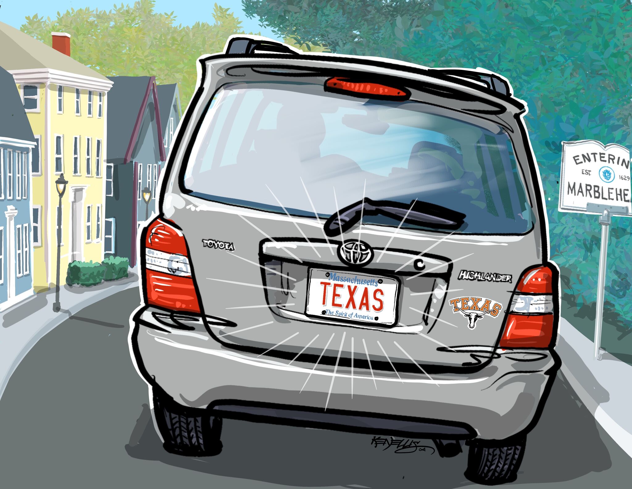 What my father’s vanity plate taught me about Texas legends
