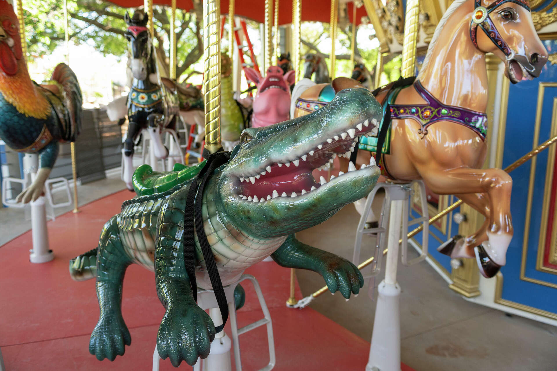 Hermann Park now has a carousel, splash cove, gorilla forest