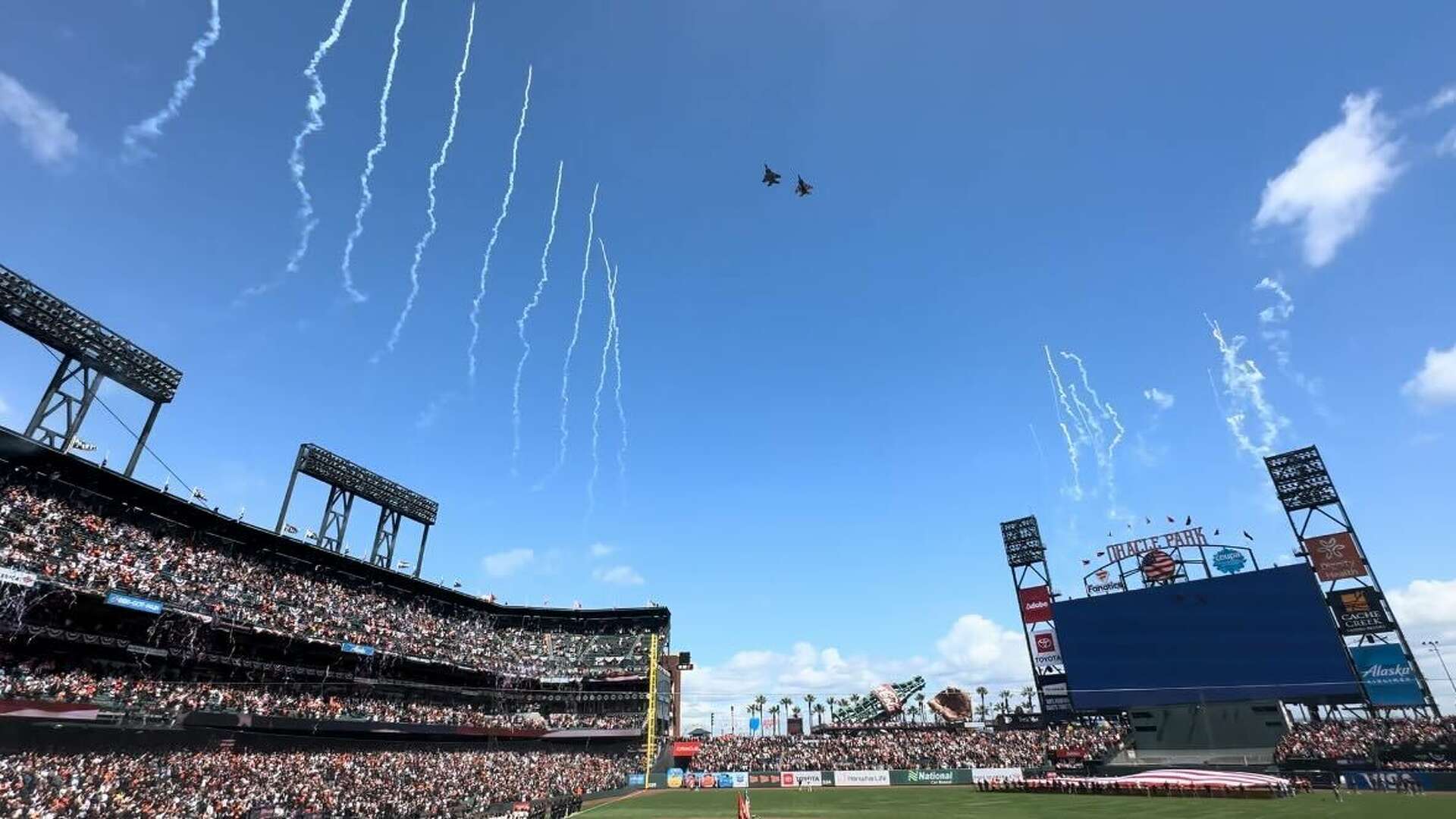 Why two jets flew over San Francisco on Friday afternoon