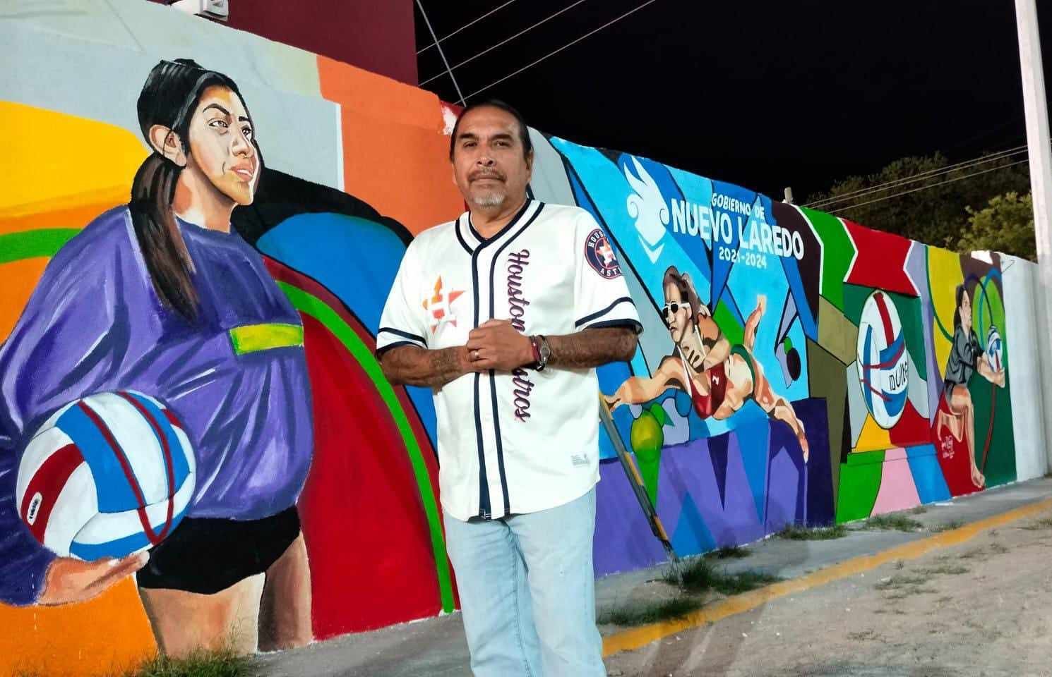 Local artist paints Martin Lady Tiger Camila Ontiveros