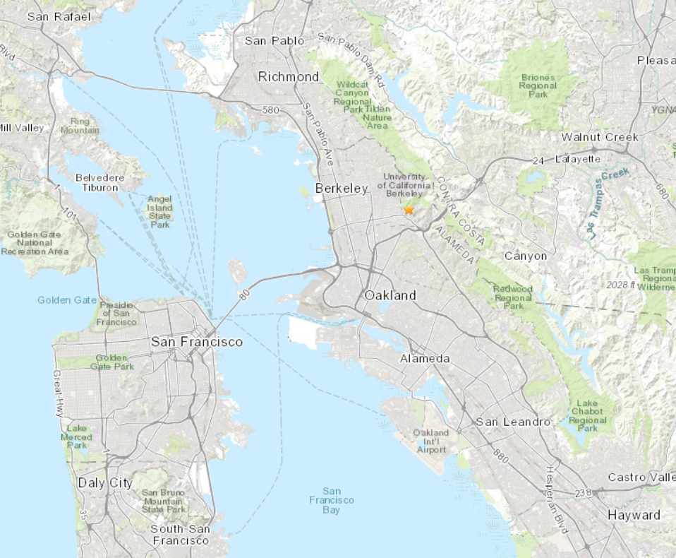 Earthquake gives Bay Area a shake on Saturday morning