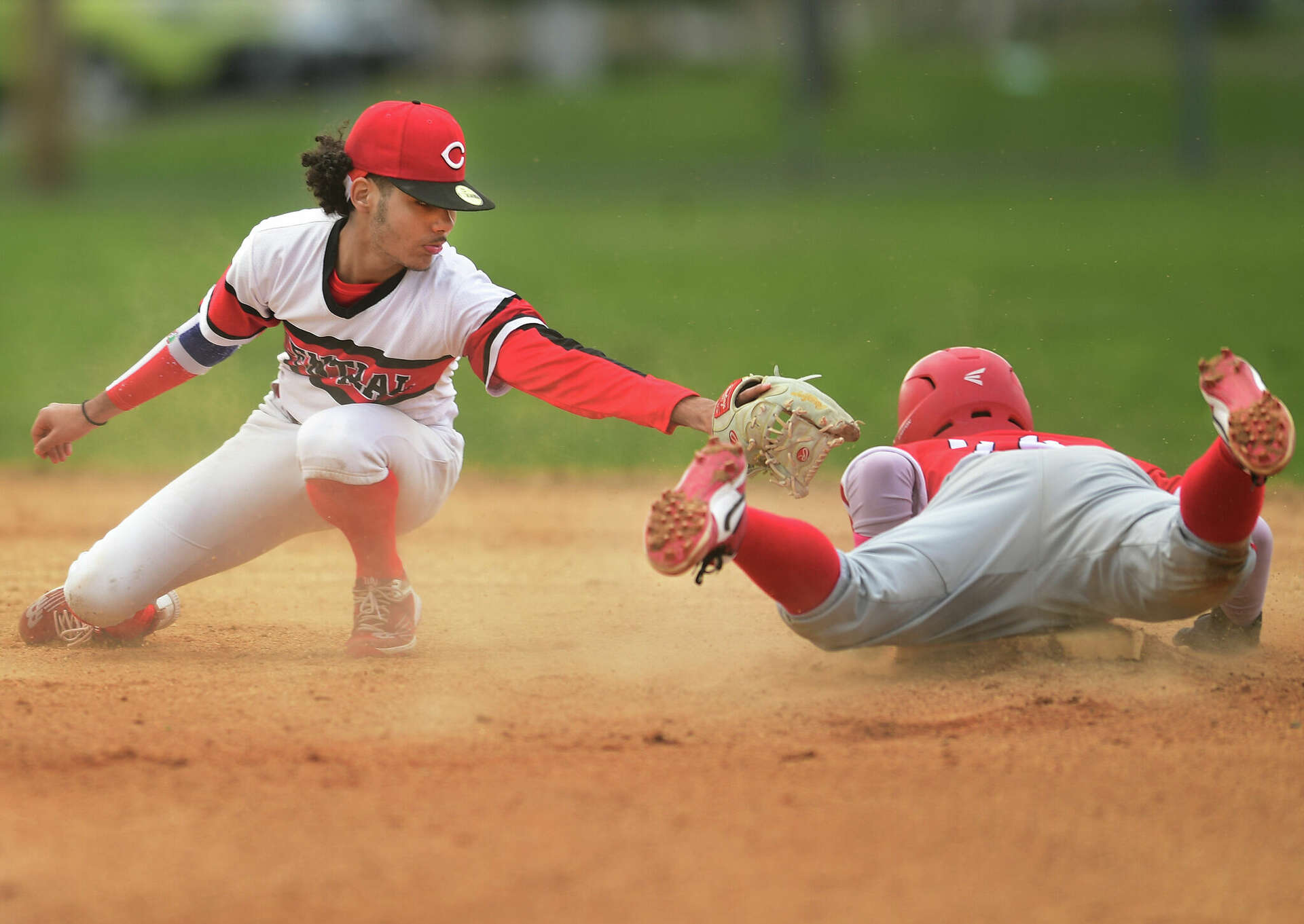 Wilbur Cross High School defeats Bridgeport Central baseball.