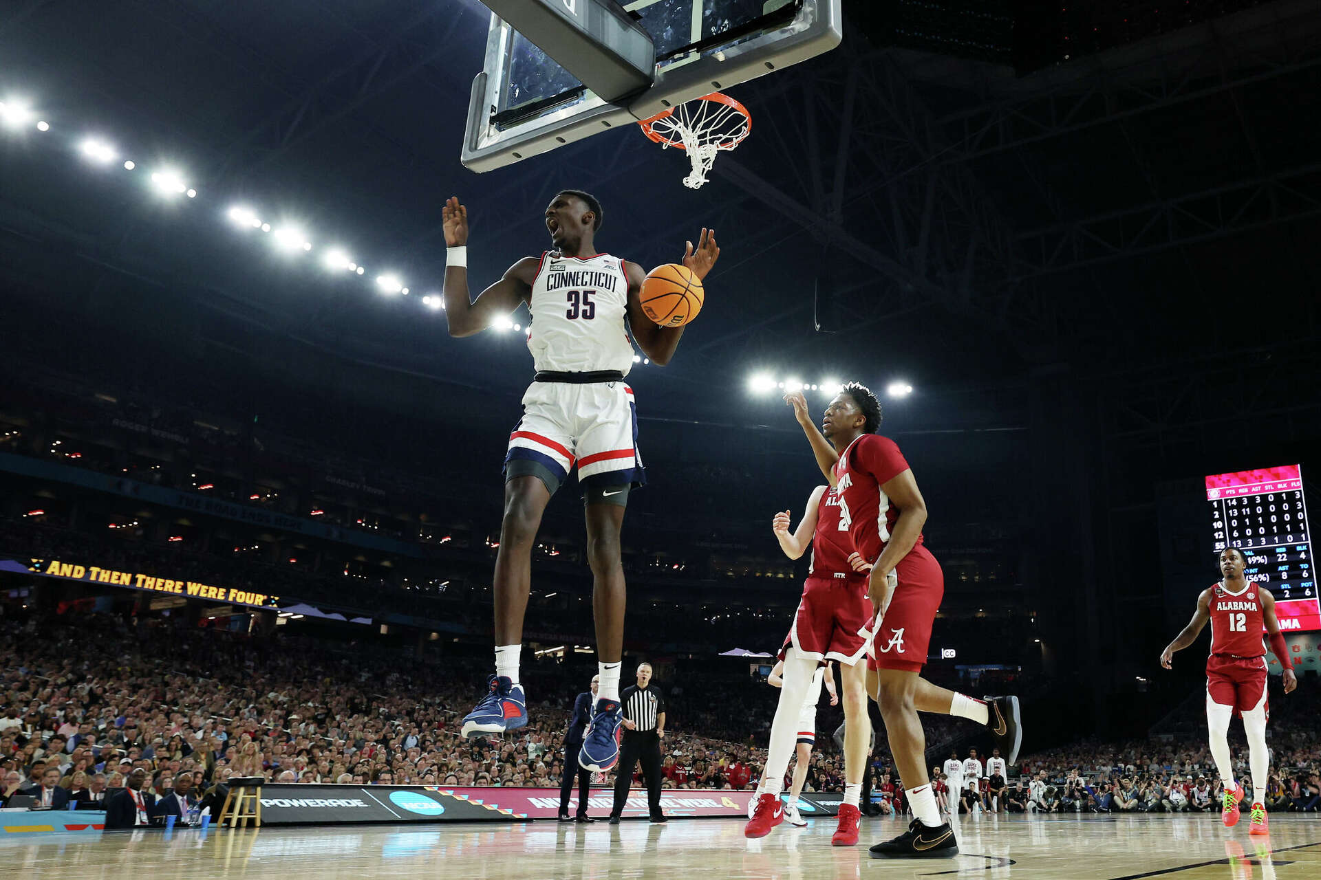 UConn men's basketball senior Samson Johnson is embracing bigger role