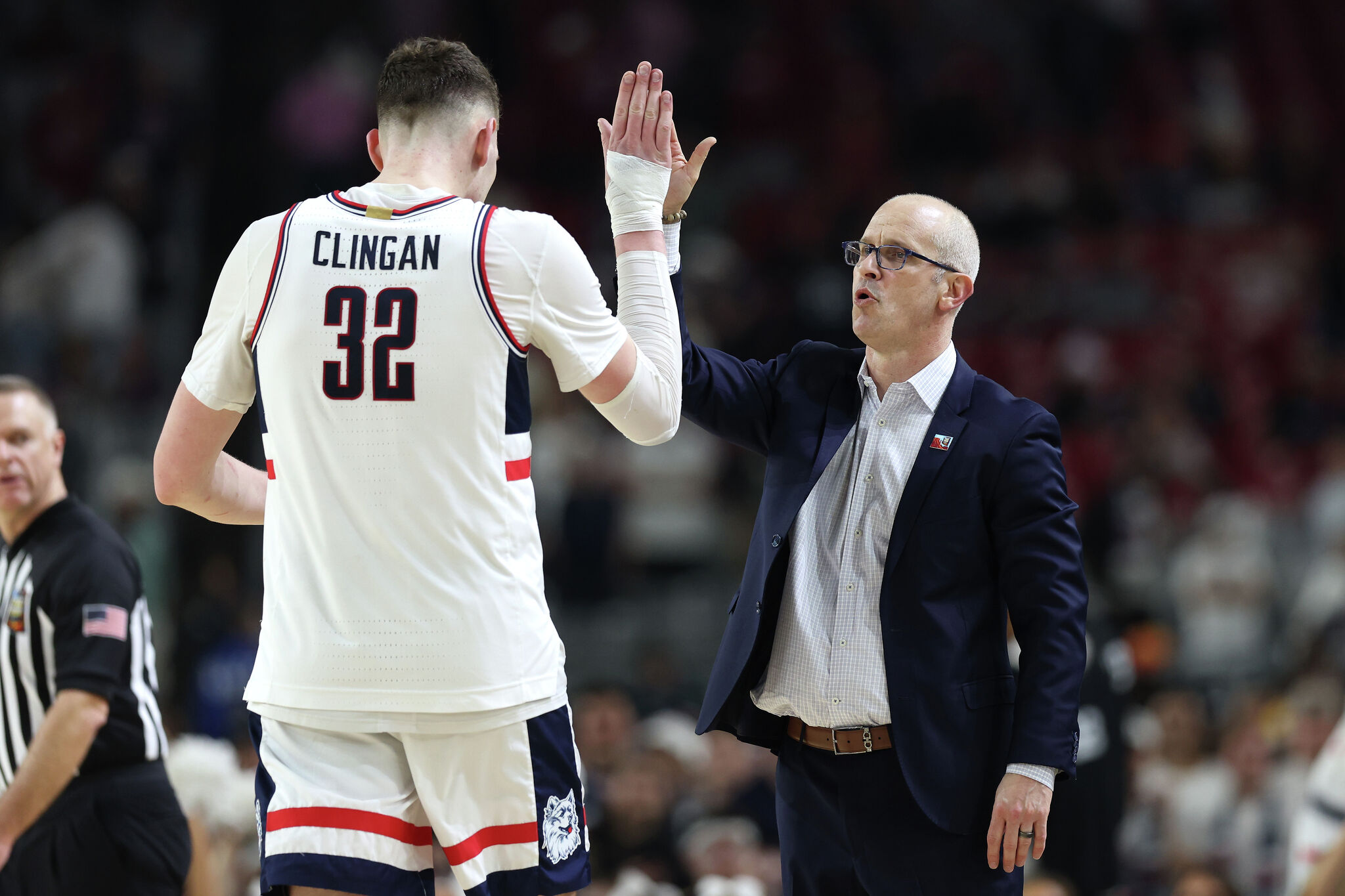 UConn's Donovan Clingan faces challenge vs. Purdue's Zach Edey